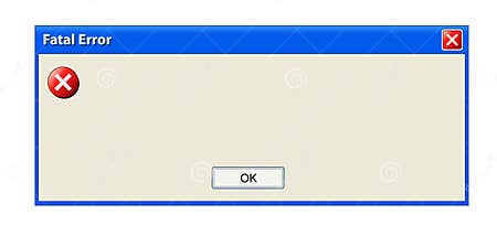 Error pop up window stock vector. Illustration of corrupt - 29777956