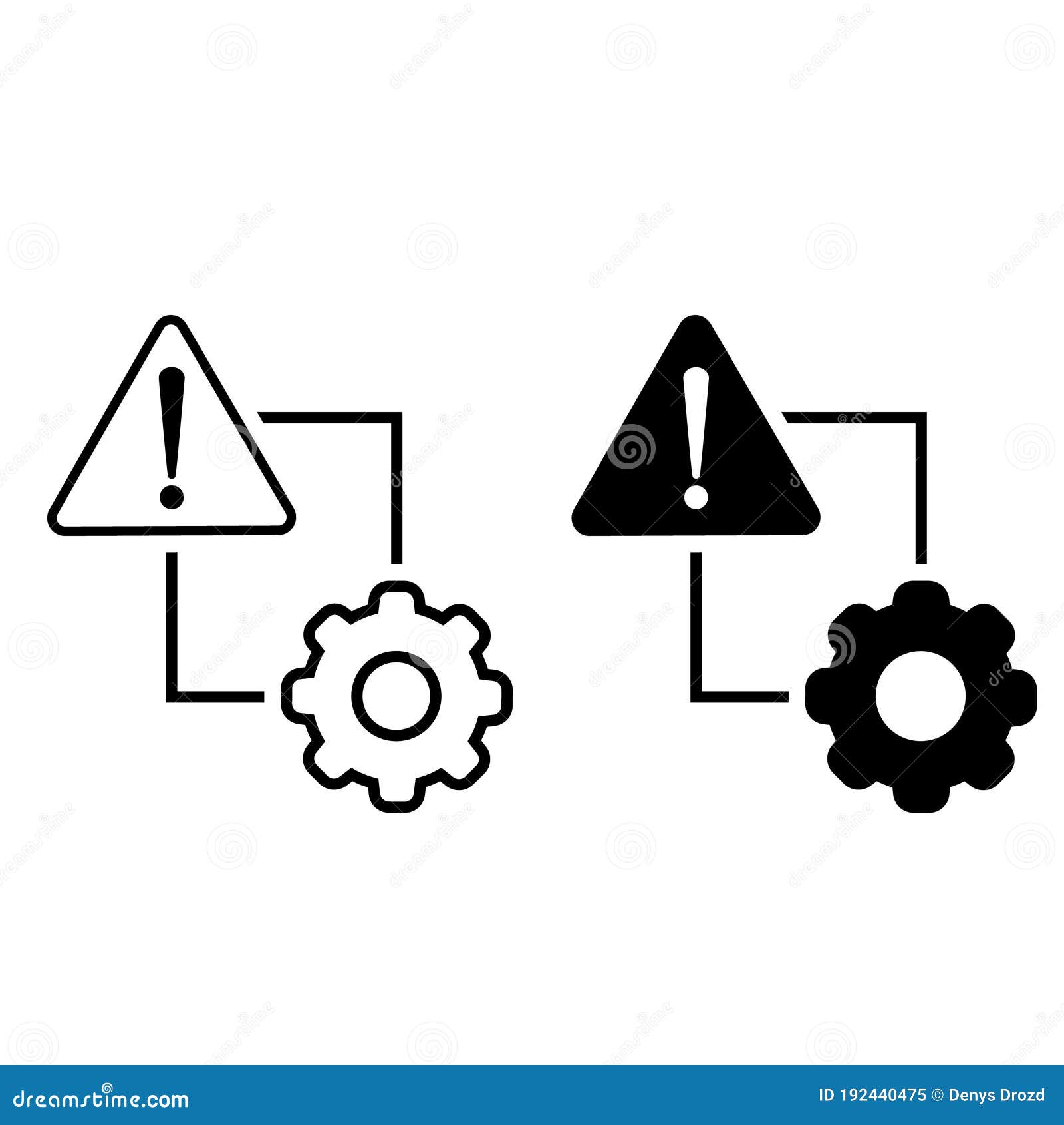 Error Report Icon Vector Set. Fail Illustration Sign Collection. Bug ...