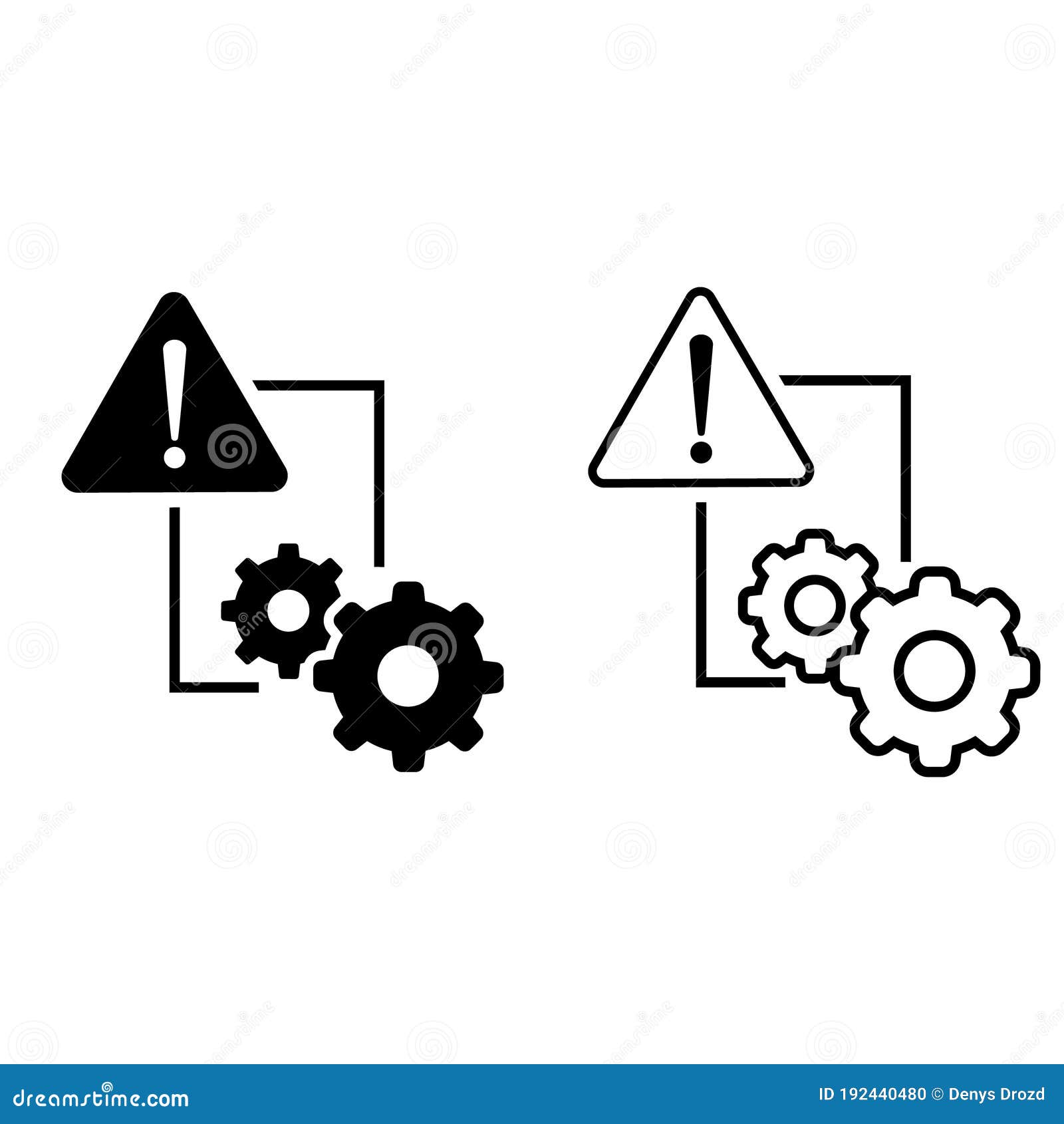 Error Report Icon Vector Set. Fail Illustration Sign Collection. Bug ...