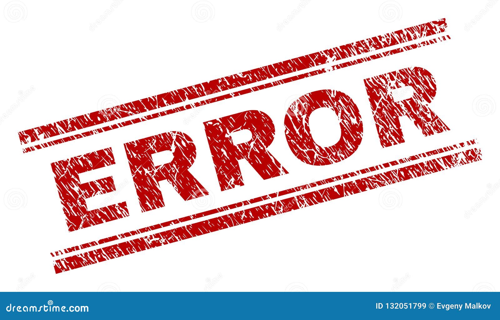 Grunge Textured ERROR Stamp Seal Stock Vector - Illustration of dirty ...