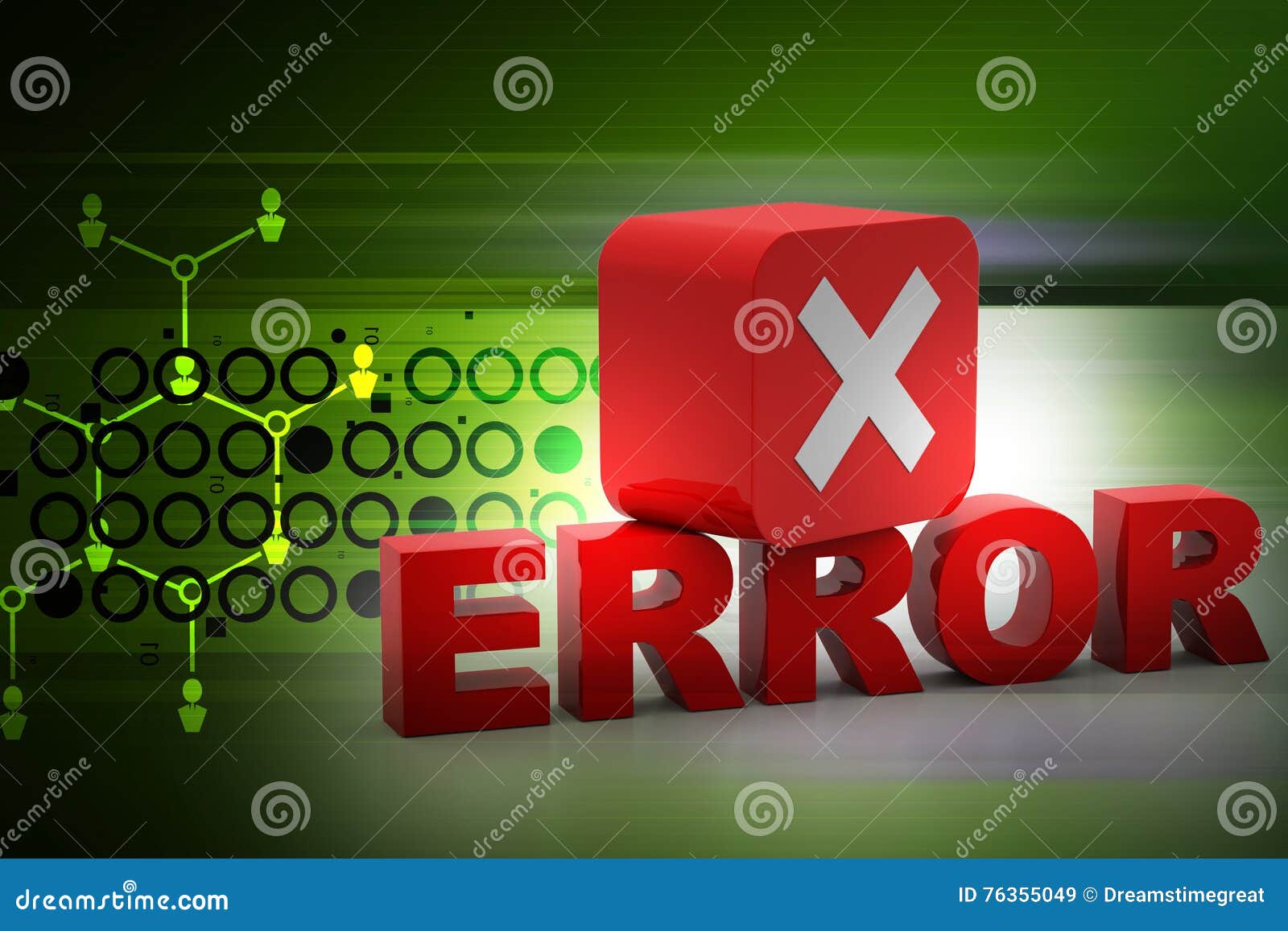 Error sign stock illustration. Illustration of failure - 76355049