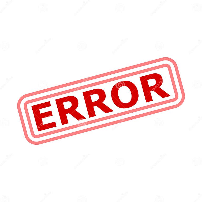 Error Sign, Error Message, Simple Vector Icon Stock Illustration ... Error Sign, Error Message, Simple Vector Icon Stock Illustration ...