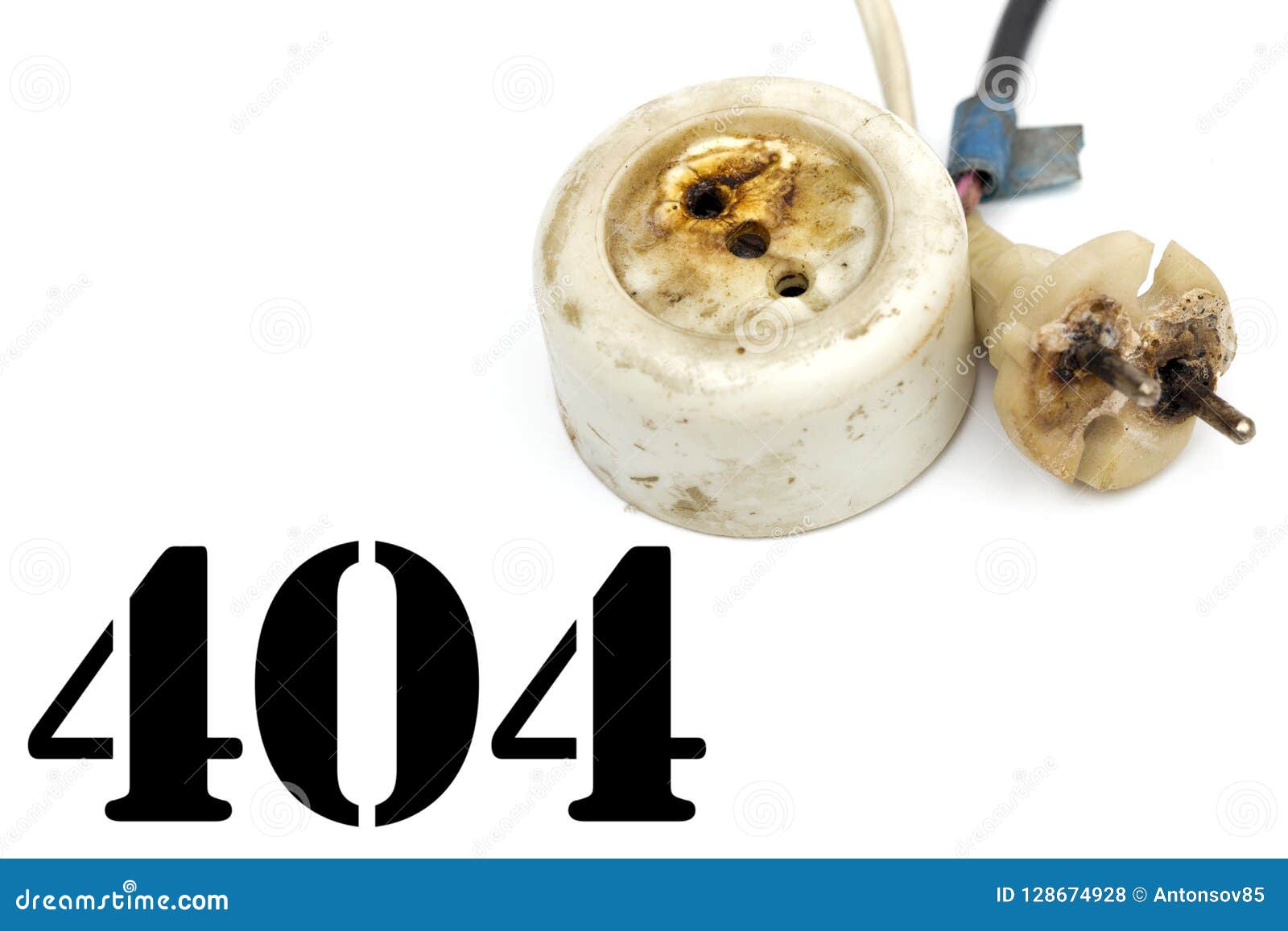 Error on the White Background Stock Photo - Image of design, graphic ...