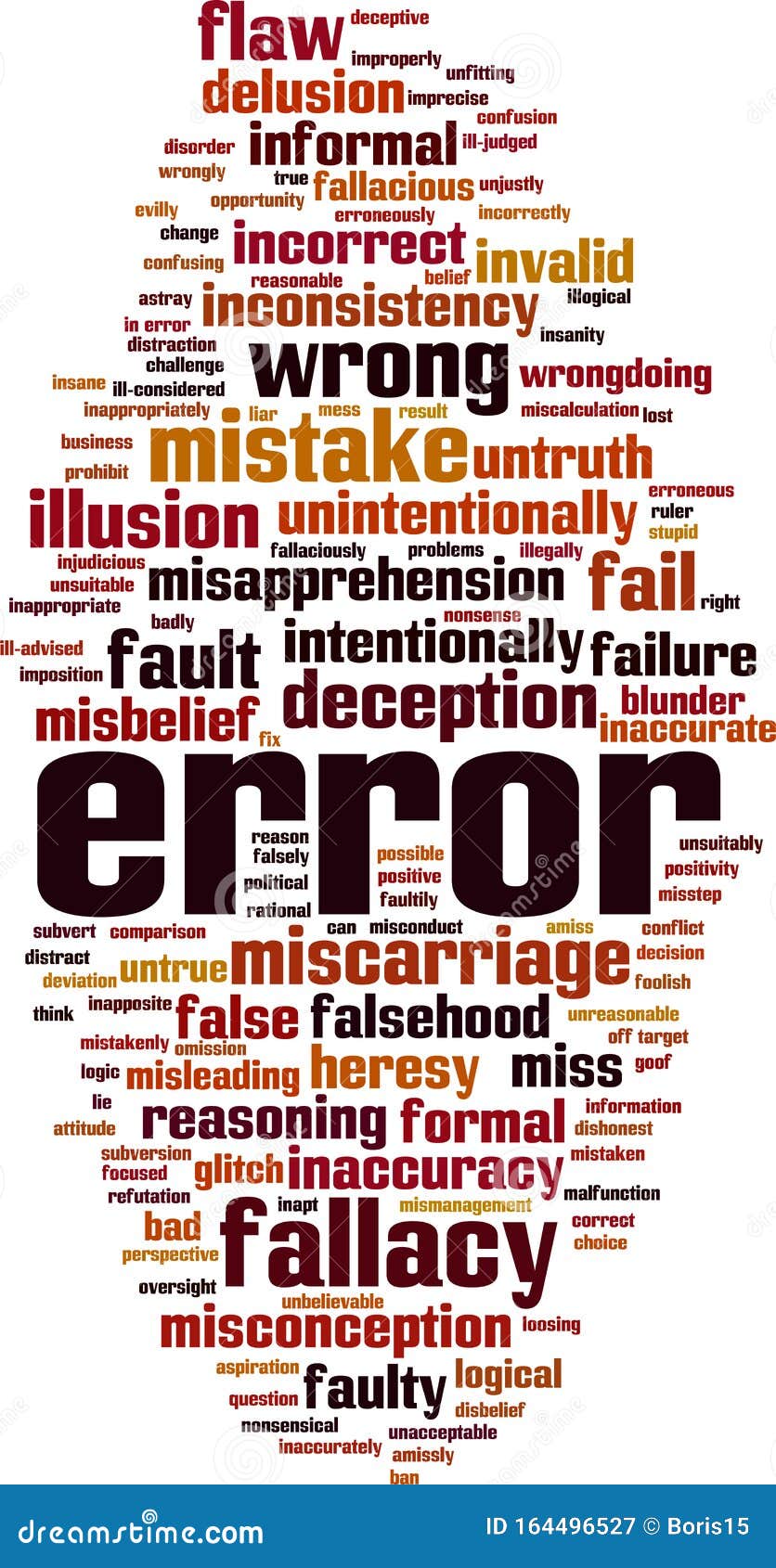 Fallacy Word Block Royalty-Free Stock Image | CartoonDealer.com #181396954