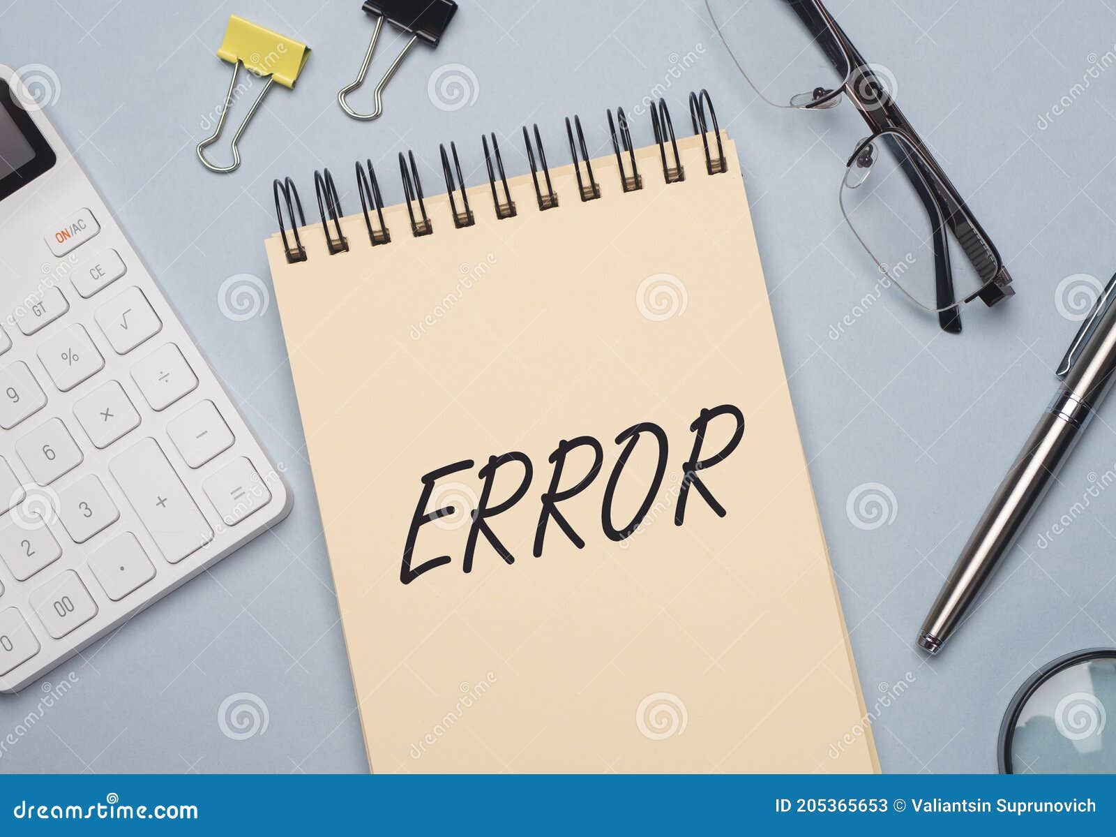 Error Word Inscription. Concept of Failure and Mistake Stock Image ...
