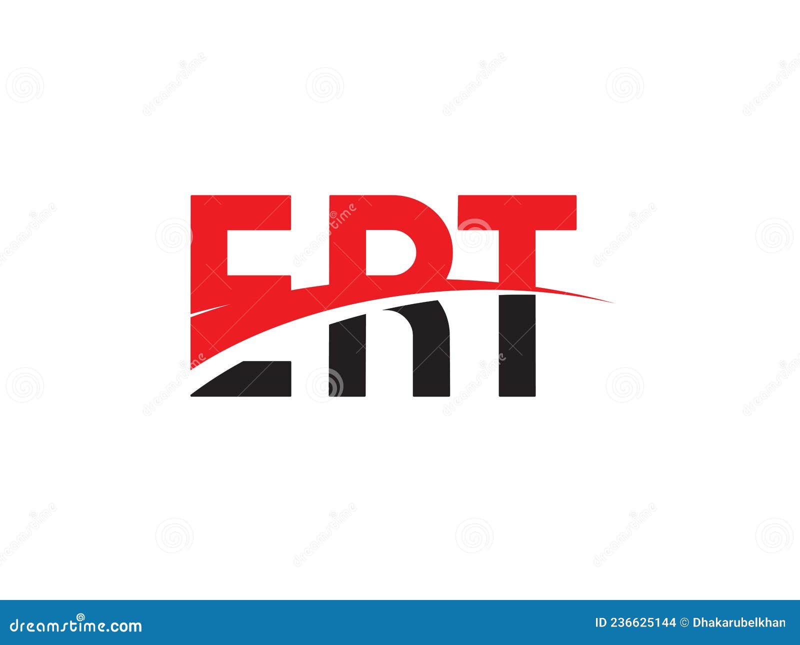 ERT Letter Initial Logo Design Vector Illustration Stock Vector ...