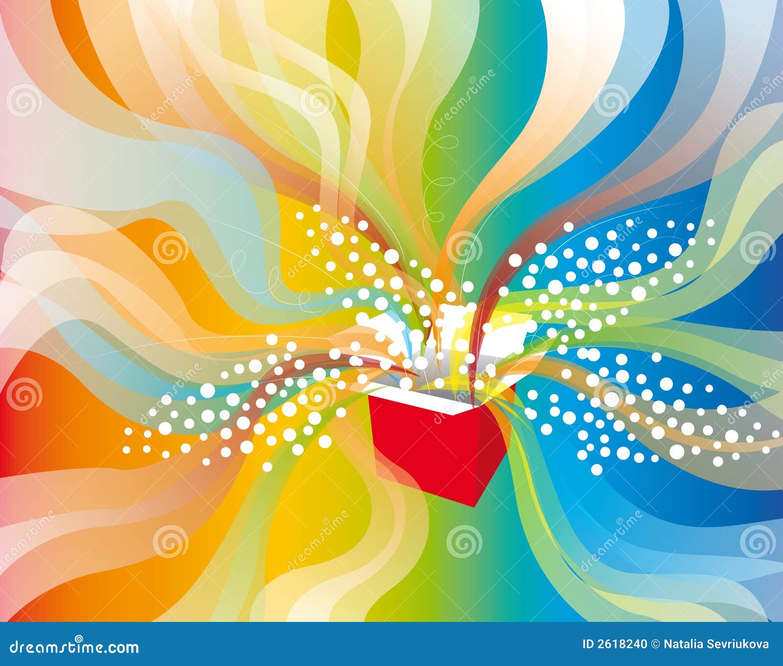 ERUPTING PRESENT stock illustration. Illustration of background - 2618240