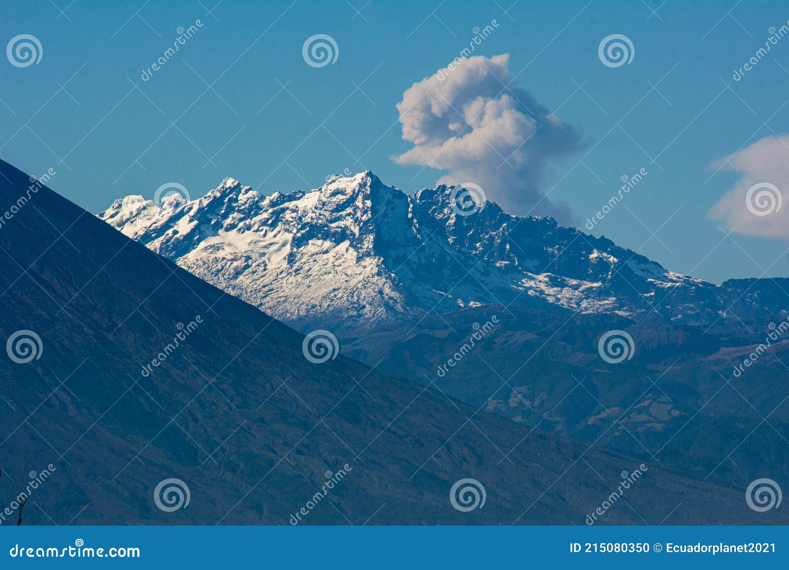 Eruption of the Sangay Volcano Stock Photo - Image of horizon, volcano ...