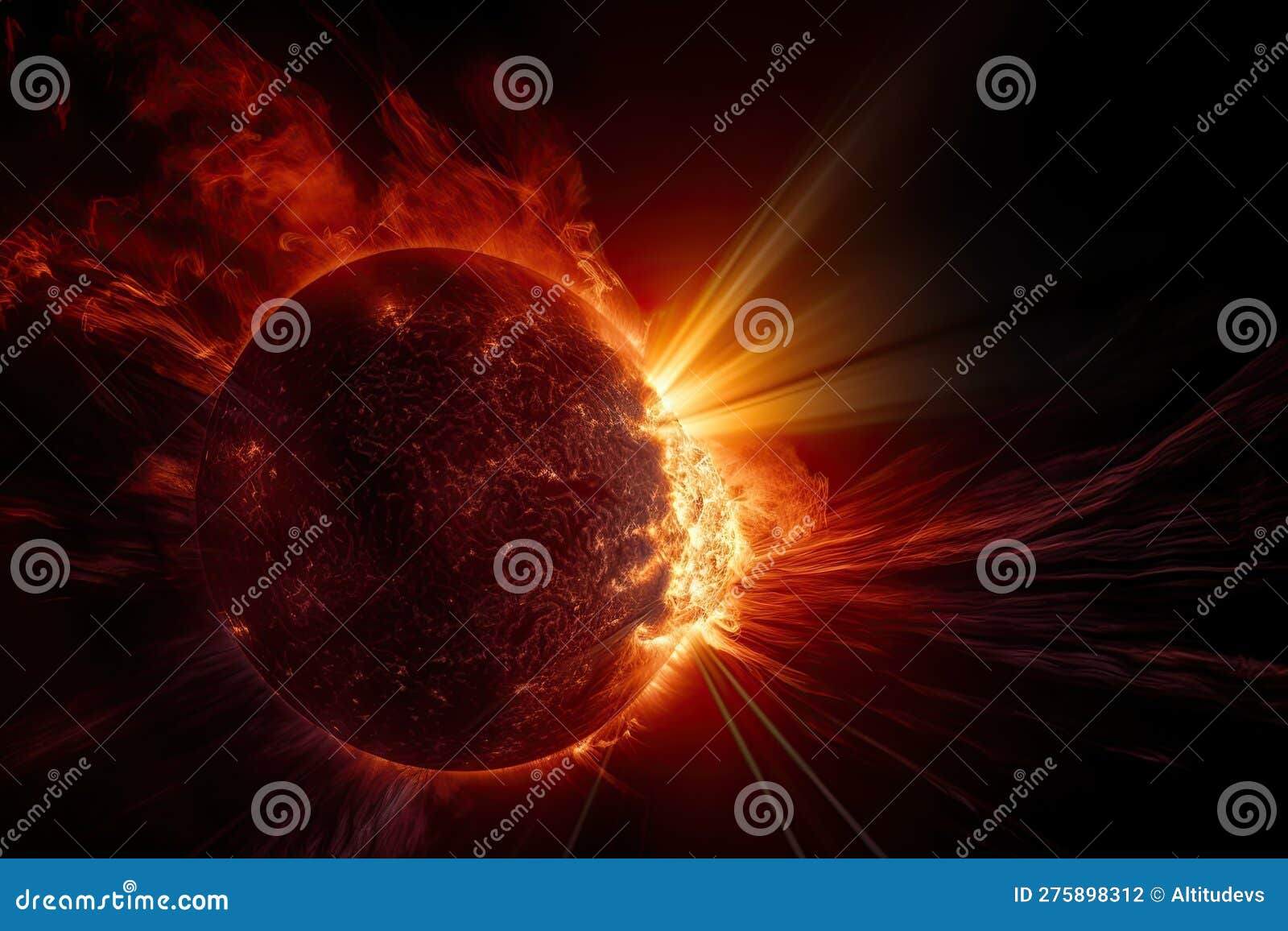 Eruption Of Sun, With Massive Flare And Coronal Mass Ejection Visible ...