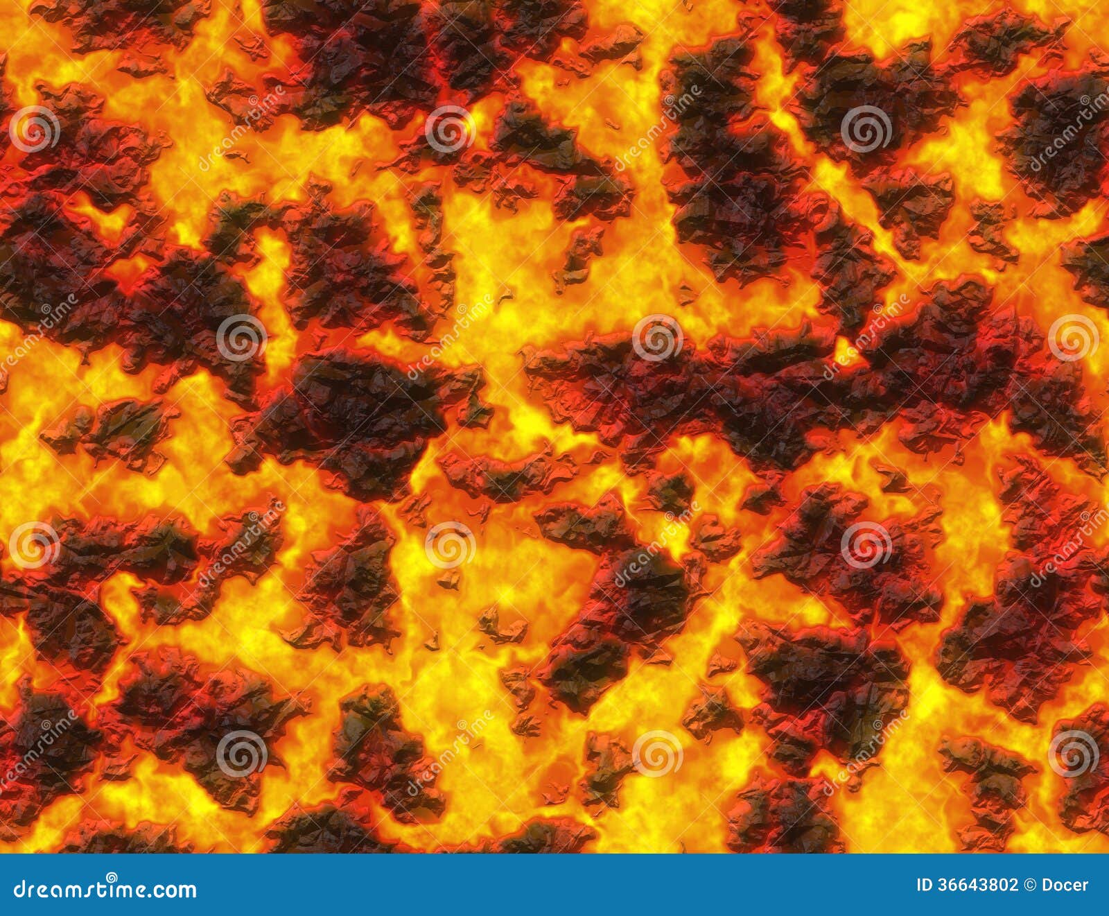 Eruption Volcano. Solidified Lava Texture Stock Illustration ...
