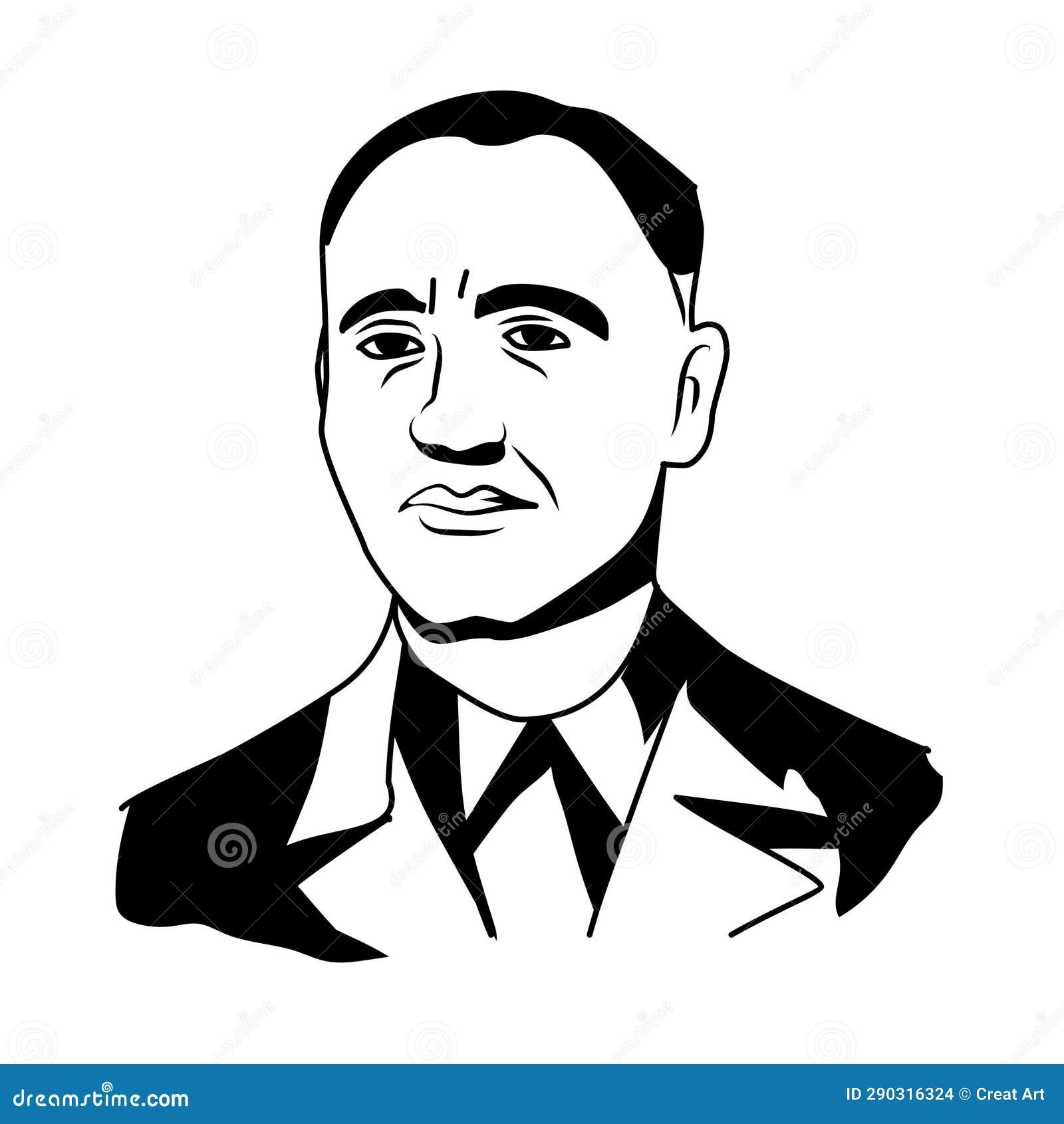 Erwin Rommel Vector Portrait Stock Illustration - Illustration of ...