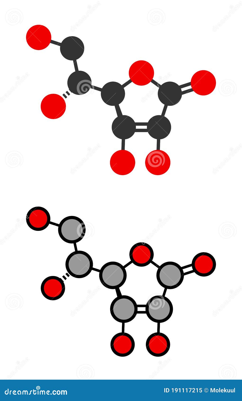 Erythorbic Acid Food Preservative Molecule (antioxidant Stock Vector ...