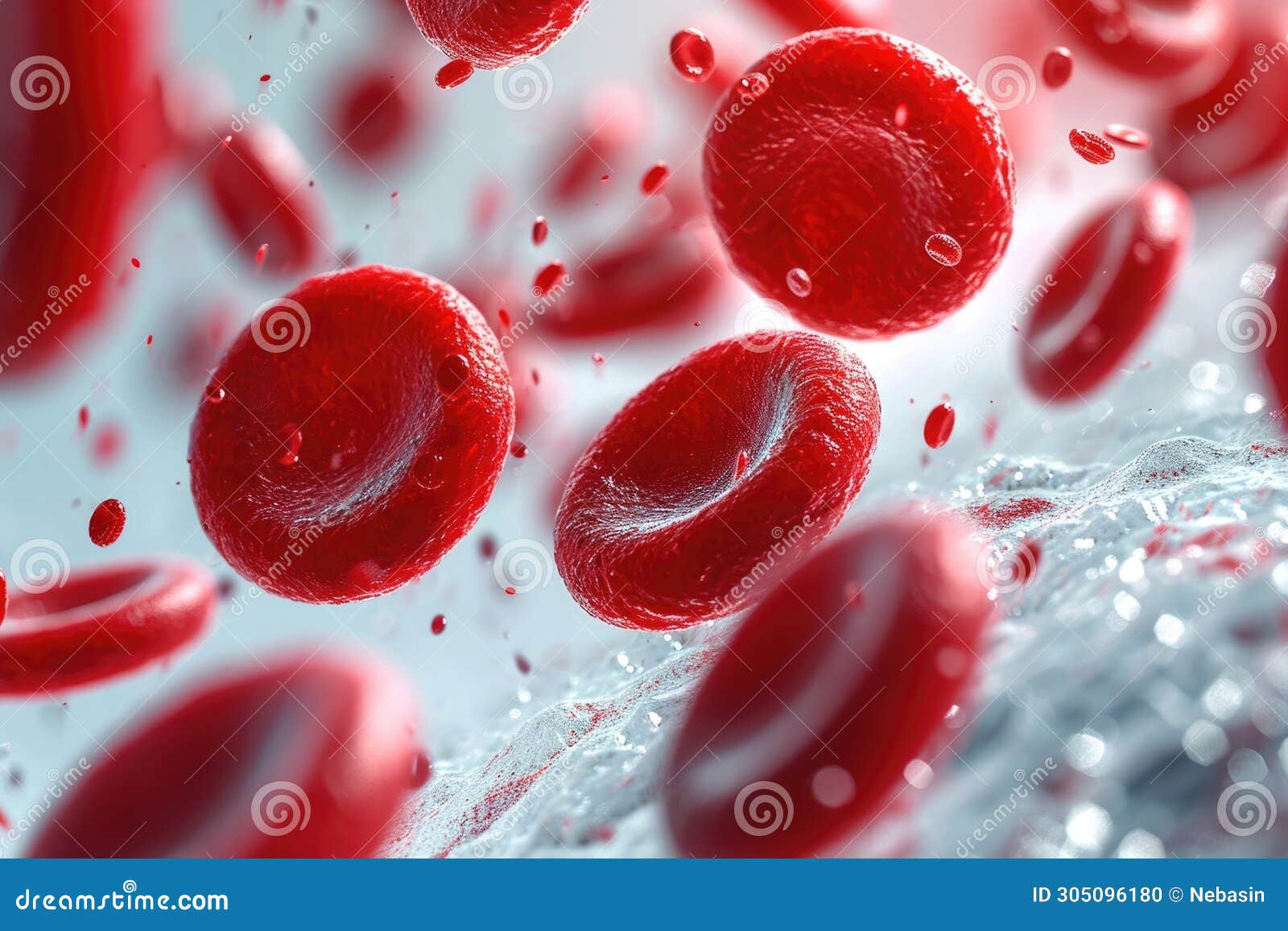 Erythrocyte Study: a Close-up Visualization of Red Blood Cells ...