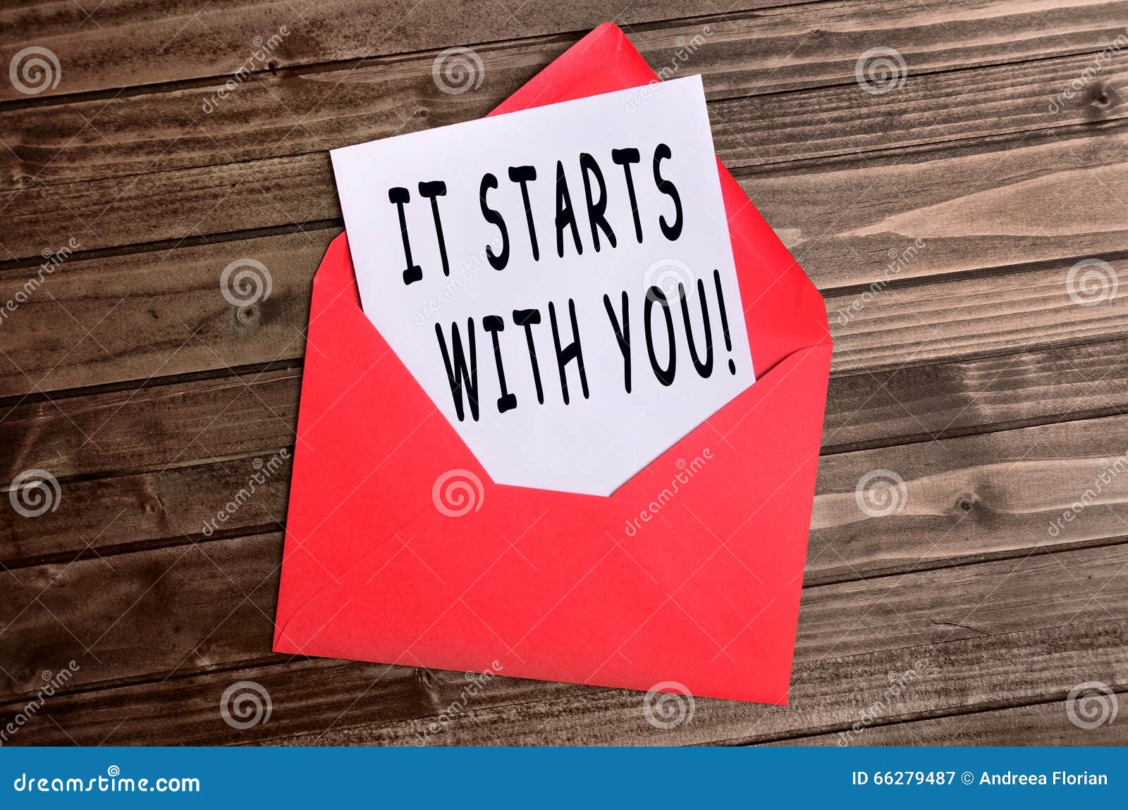 Es beginnt mit Ihnen! stockbild. Bild von entwicklung - 66279487