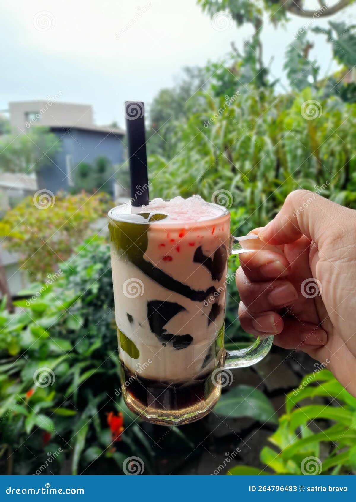 Es Cincau Bandung & X28;traditional Softdrink West Java& X29; Stock ...