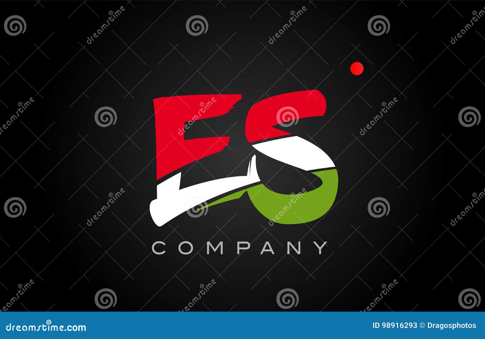 ES E S Alphabet Letter Logo Combination Icon Alphabet Design Stock ...