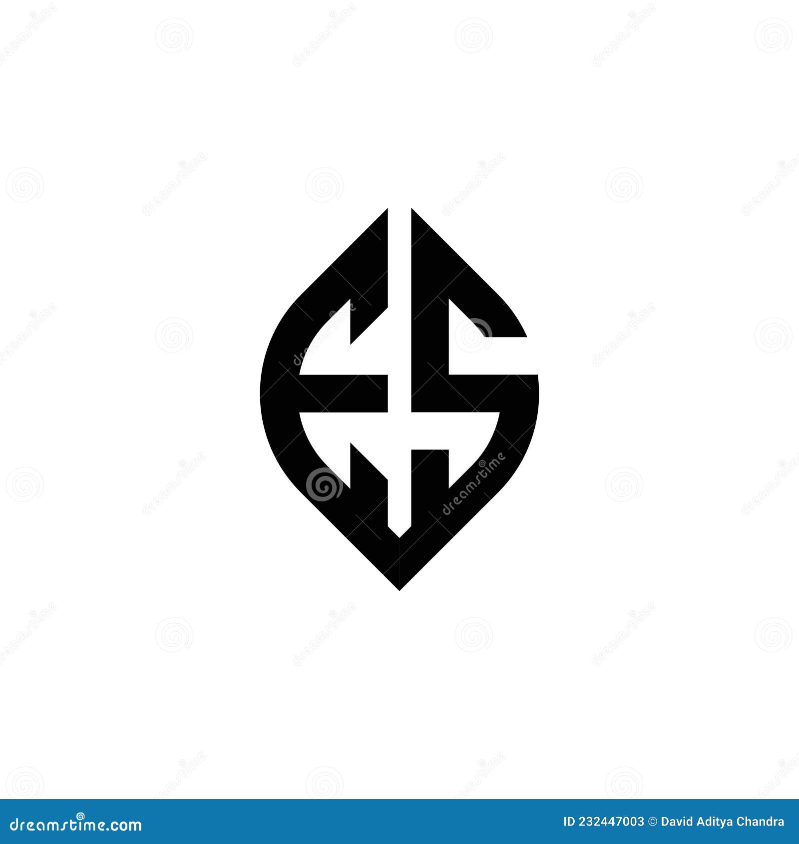 ES Logo Monogram Geometric Shape Style Stock Vector - Illustration of ...
