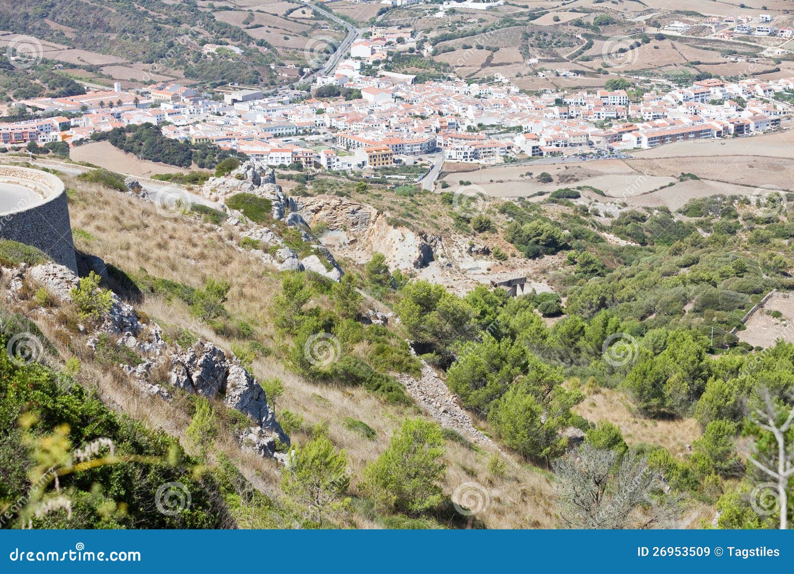 Es Mercadal stock image. Image of longhaul, heavenly - 26953509