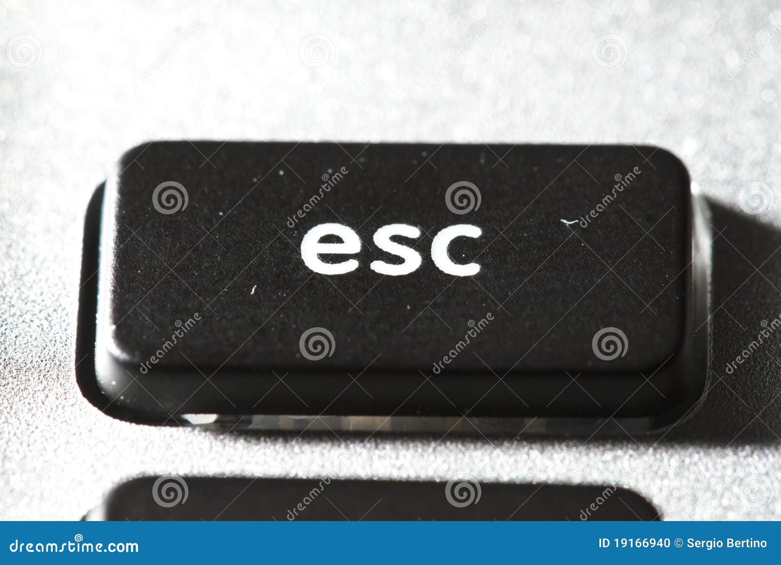 Esc button stock photo. Image of white, keyboard, detailed - 19166940