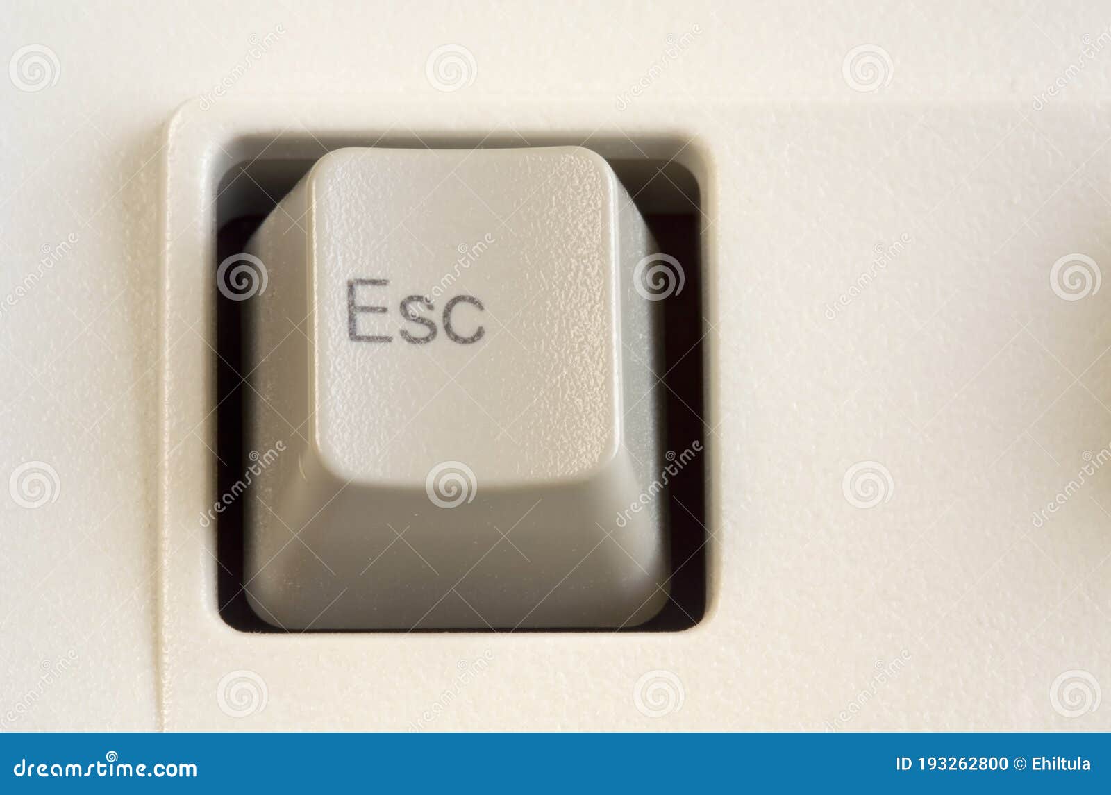 Esc key stock photo. Image of icon, business, letters - 193262800