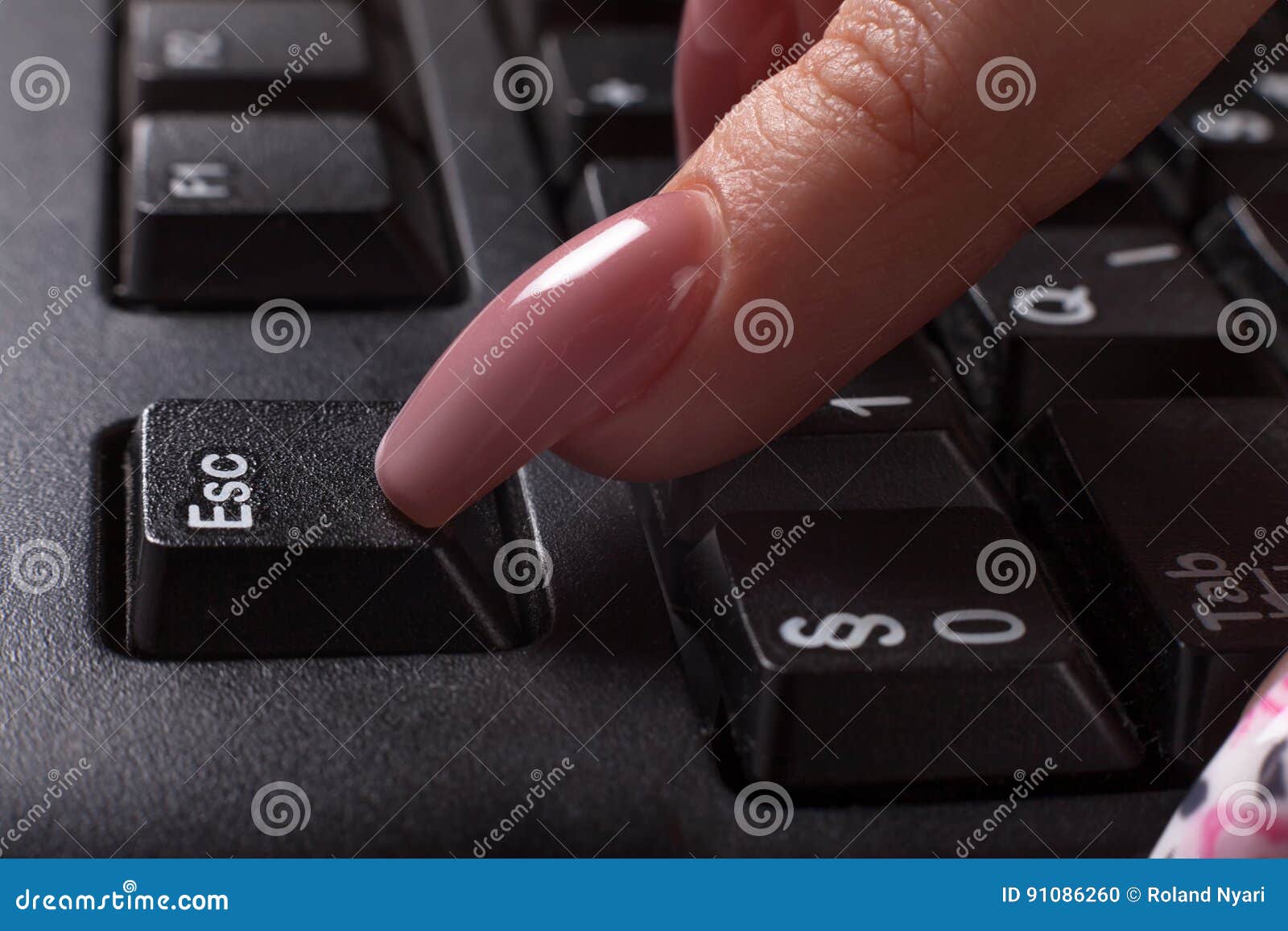 Esc keyboard button stock photo. Image of icon, equipment - 91086260