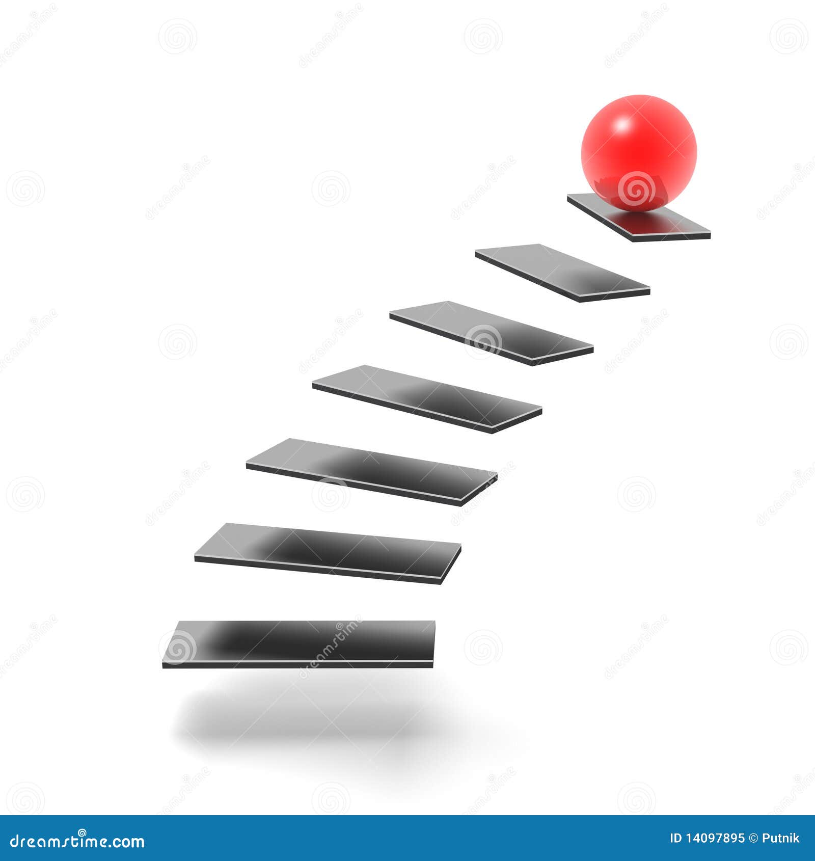 Escada do sucesso ilustração stock. Ilustração de encaminhar - 14097895