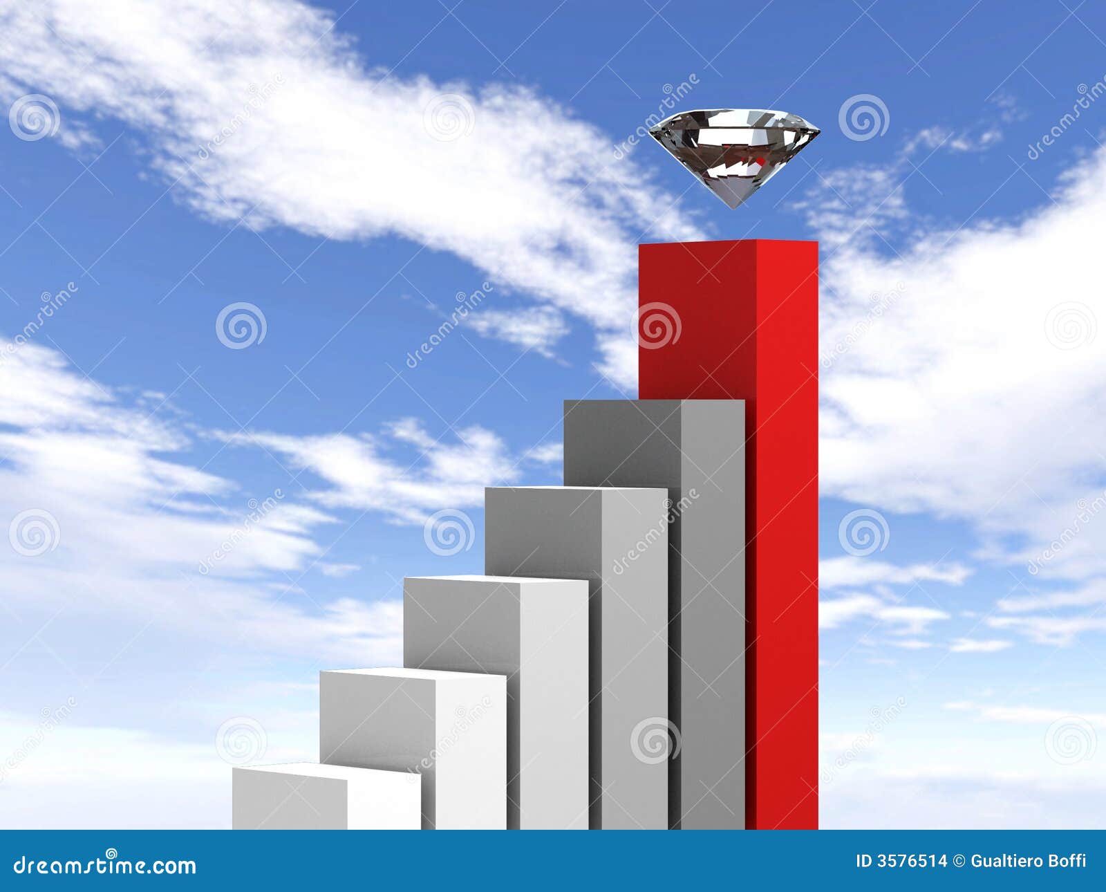 Escada do sucesso ilustração stock. Ilustração de lustrado - 3576514