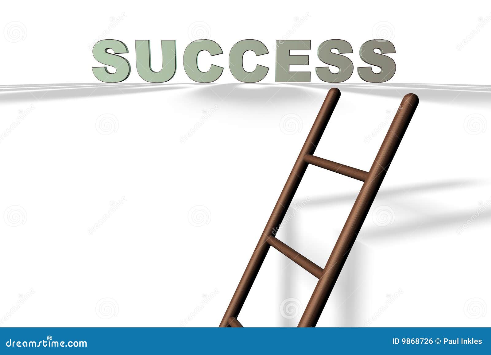 A escada do sucesso ilustração stock. Ilustração de conceptual - 9868726