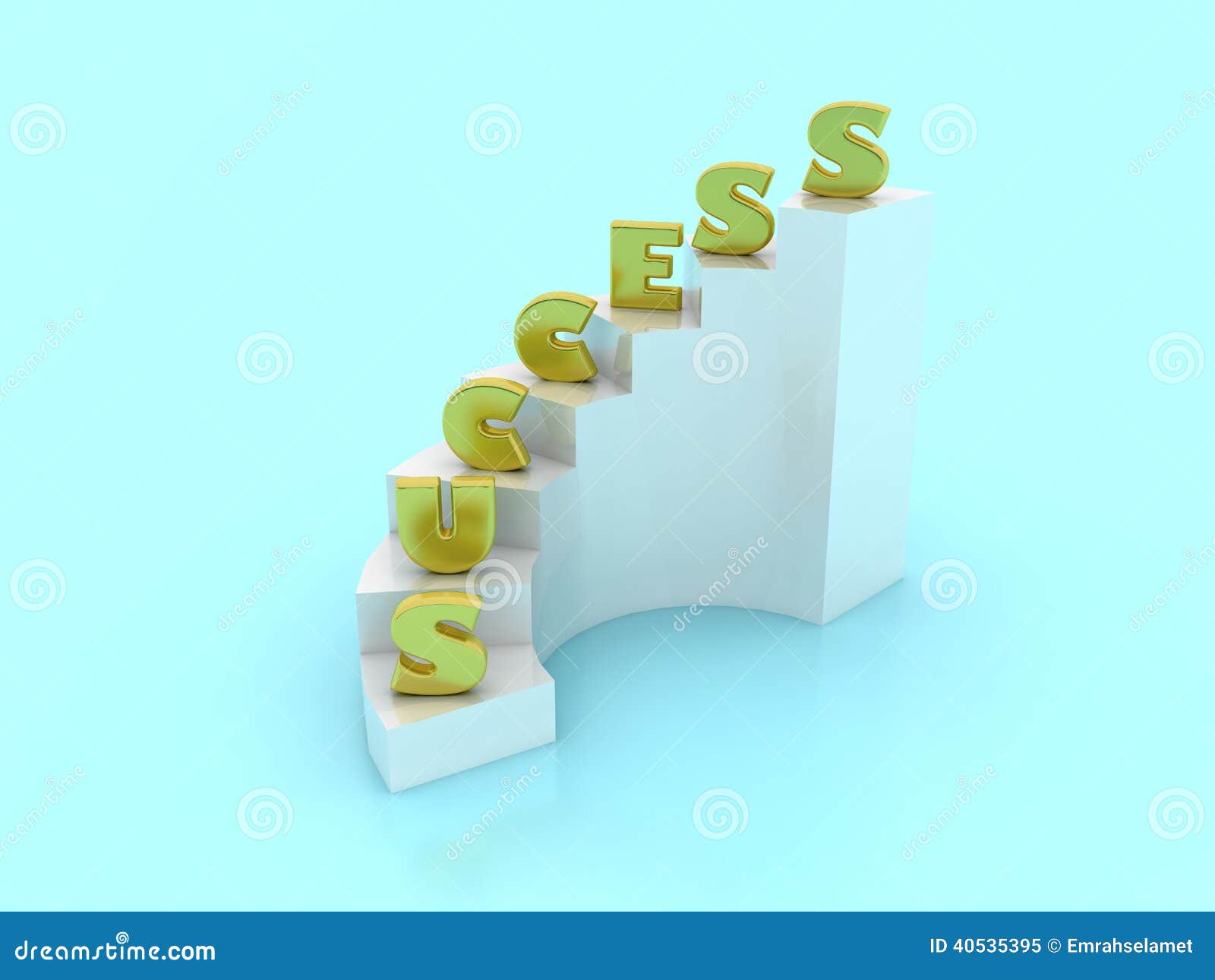 Escada espiral do sucesso ilustração stock. Ilustração de arte - 40535395