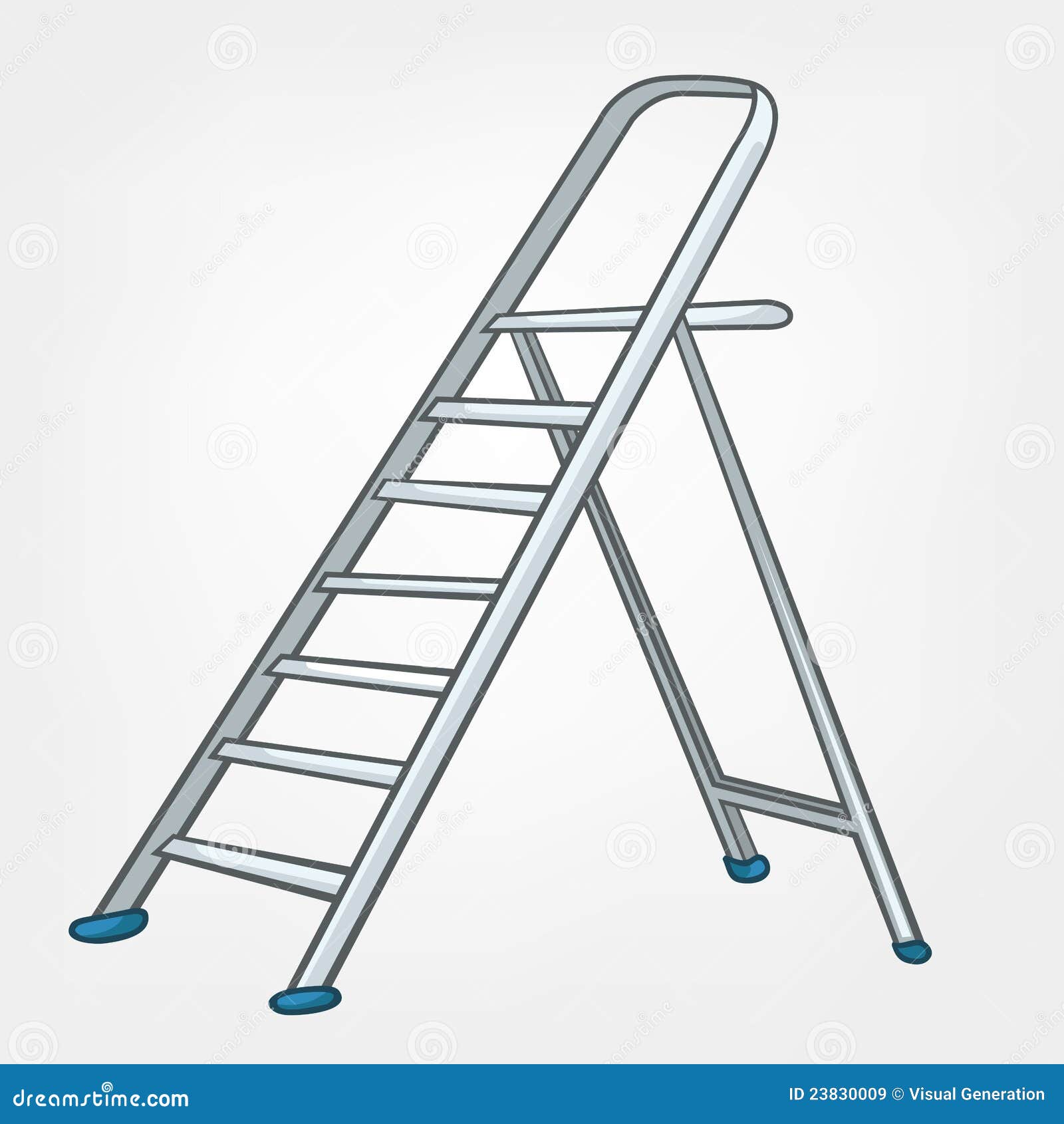 Escada Variada Home Dos Desenhos Animados Ilustração do Vetor ...