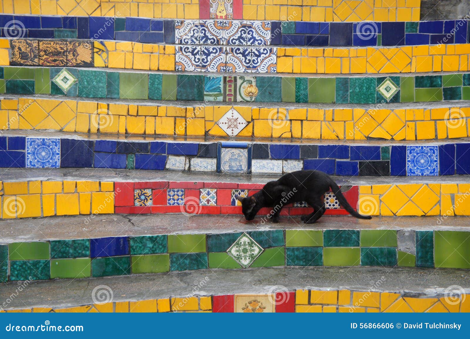 Escadaria Selaron Steps Rio De Janeiro Brazil Stock Photography ...