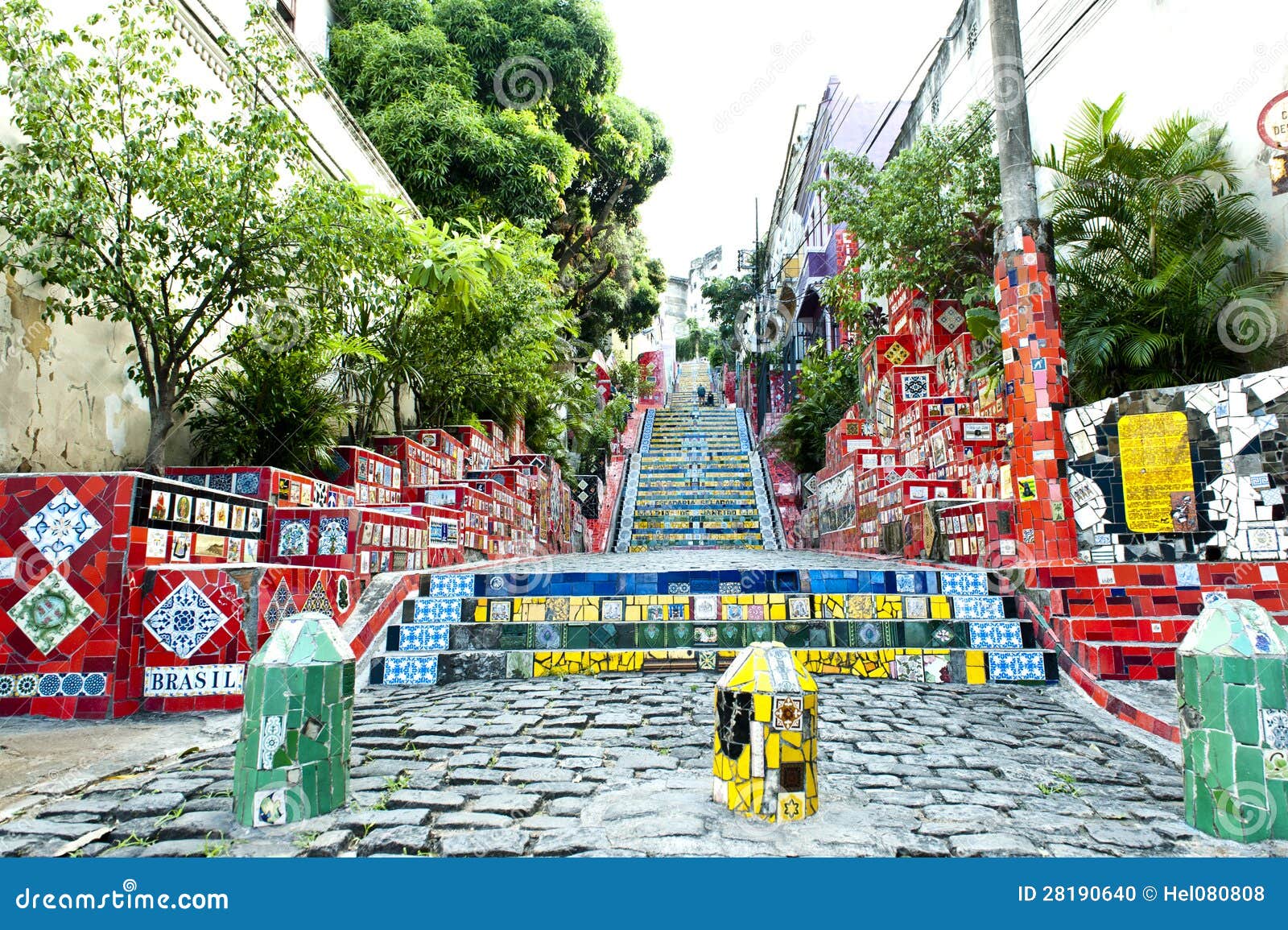 Escadaria Selaron - Scala Selaron, Rio Fotografia Stock - Immagine di ...