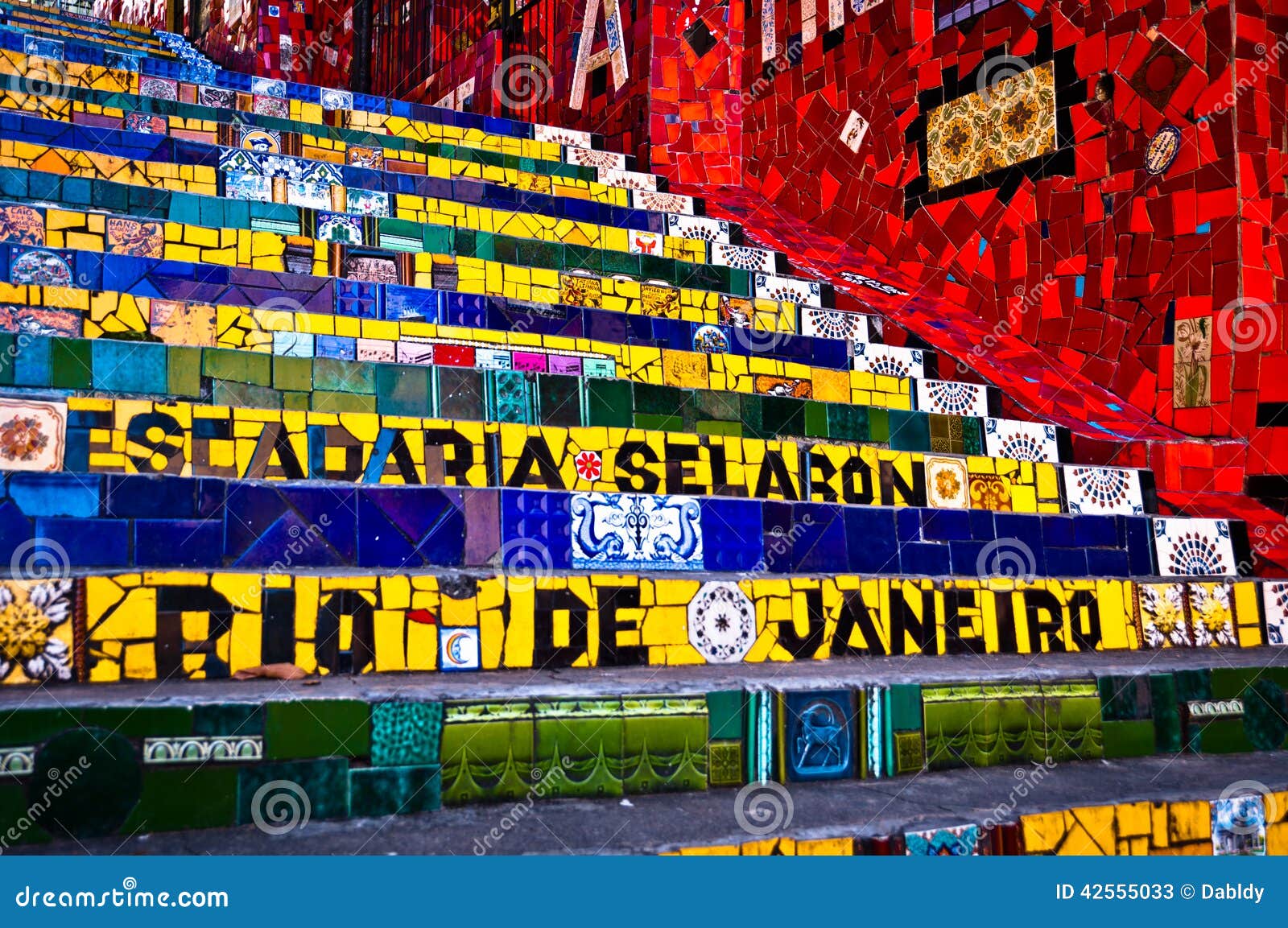 Escadas De Selaron Em Rio De Janeiro Foto de Stock Editorial - Imagem ...