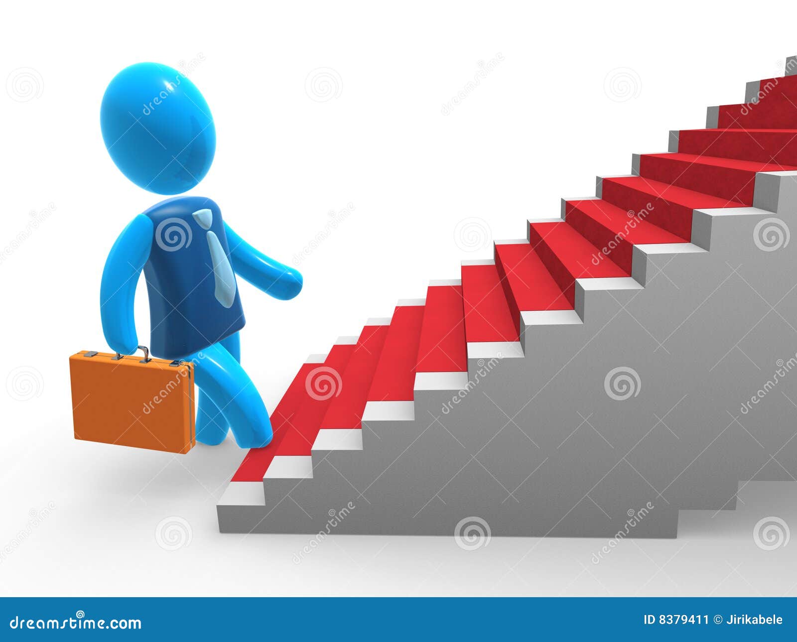 Escadas do sucesso ilustração stock. Ilustração de curso - 8379411