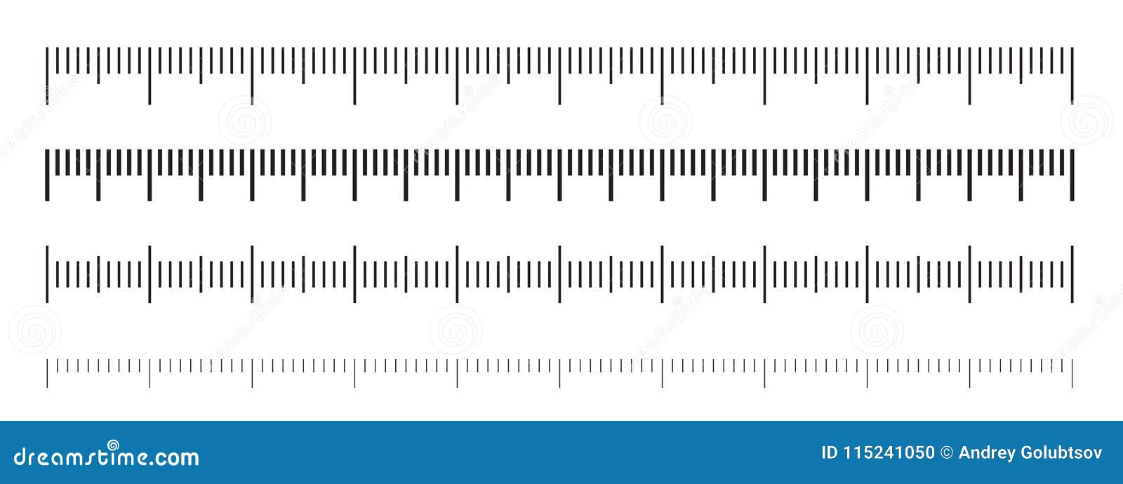 Escala De La Medida Del Vector De Medida De La Escala De La Regla ...