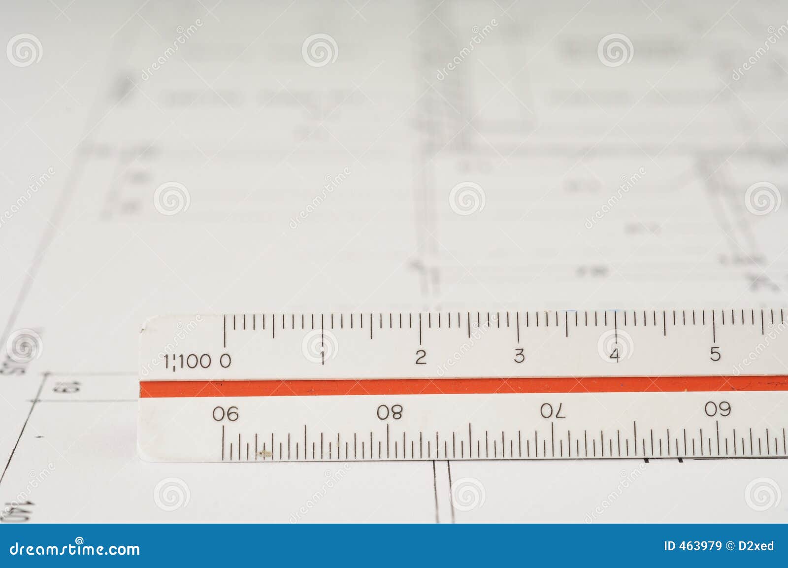 Escala E Desenho Do Arquiteto Imagem de Stock - Imagem de régua ...