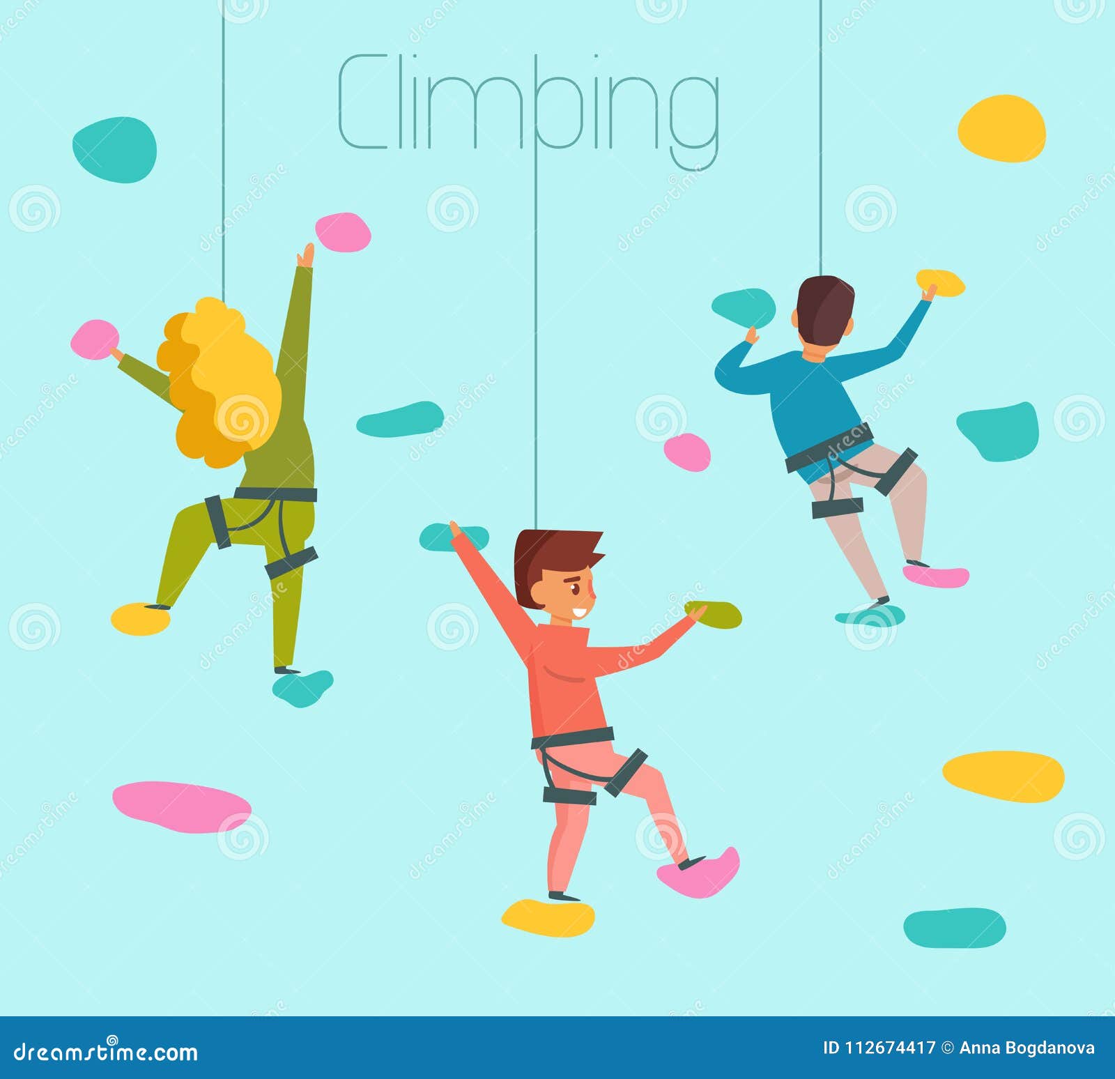 Escalar Vetor cartoon ilustração do vetor. Ilustração de cair - 112674417