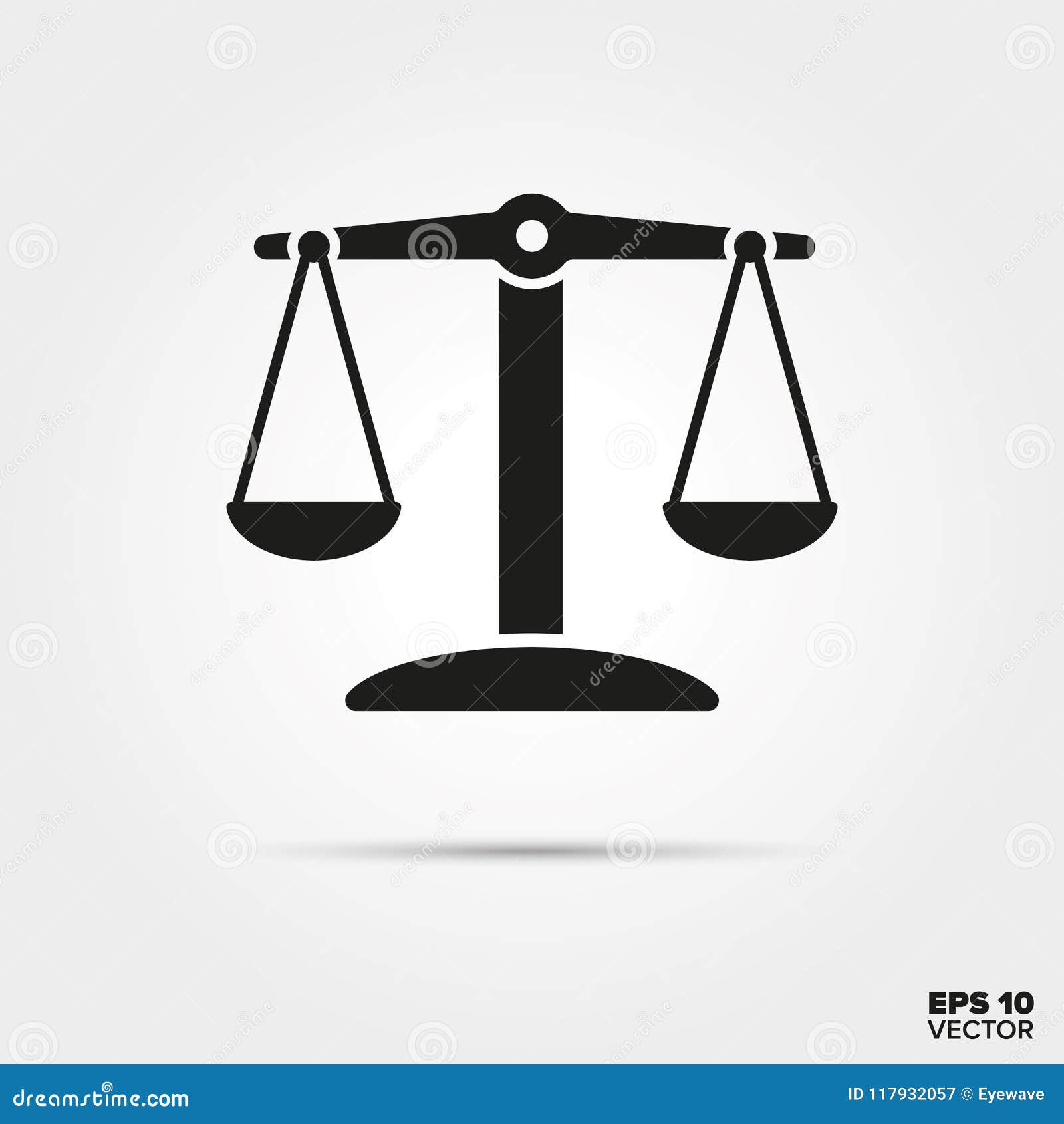 Escalas En Equilibrio Icono Del Vector Ilustración del Vector ...