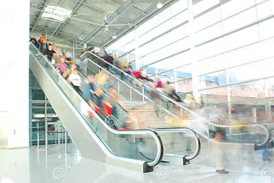 Escalator 1 stock image. Image of crowd, retail, activity - 10116875