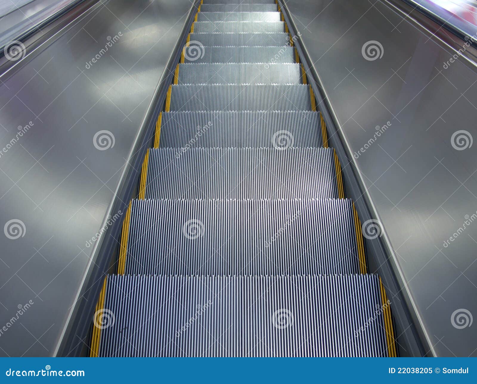Escalator stock image. Image of moving, color, escalator - 22038205