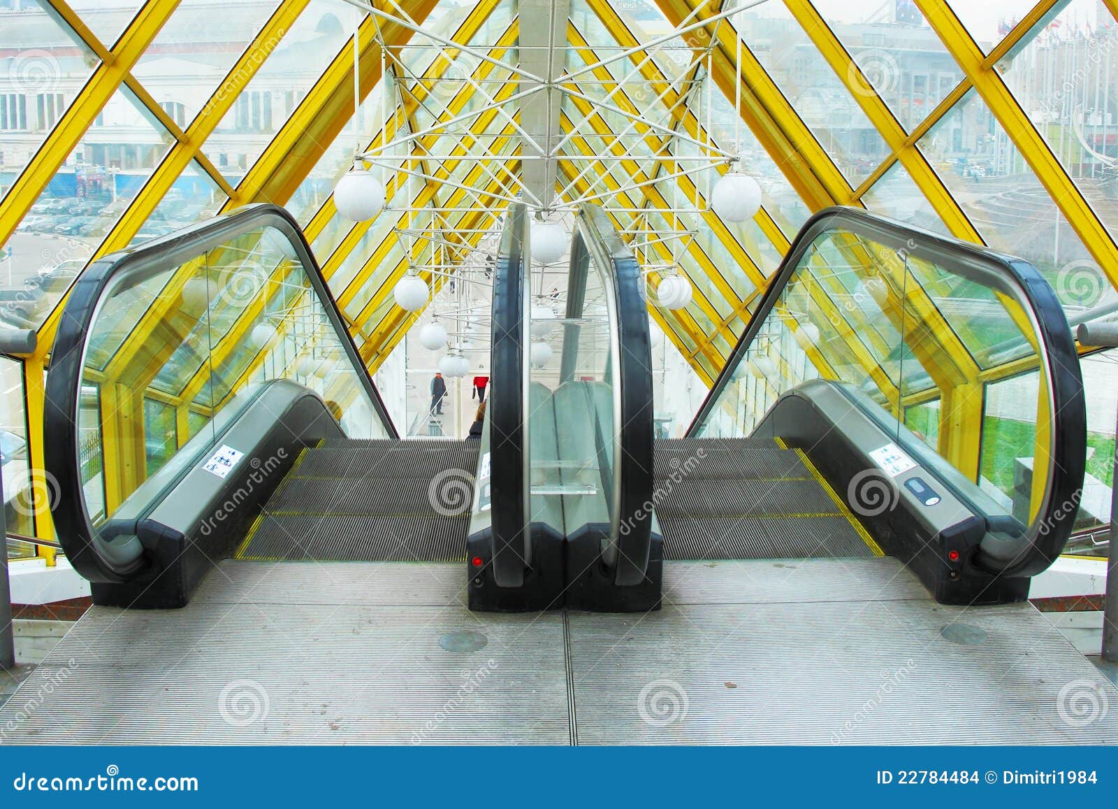 Escalator stock photo. Image of pedestrian, city, escalator - 22784484