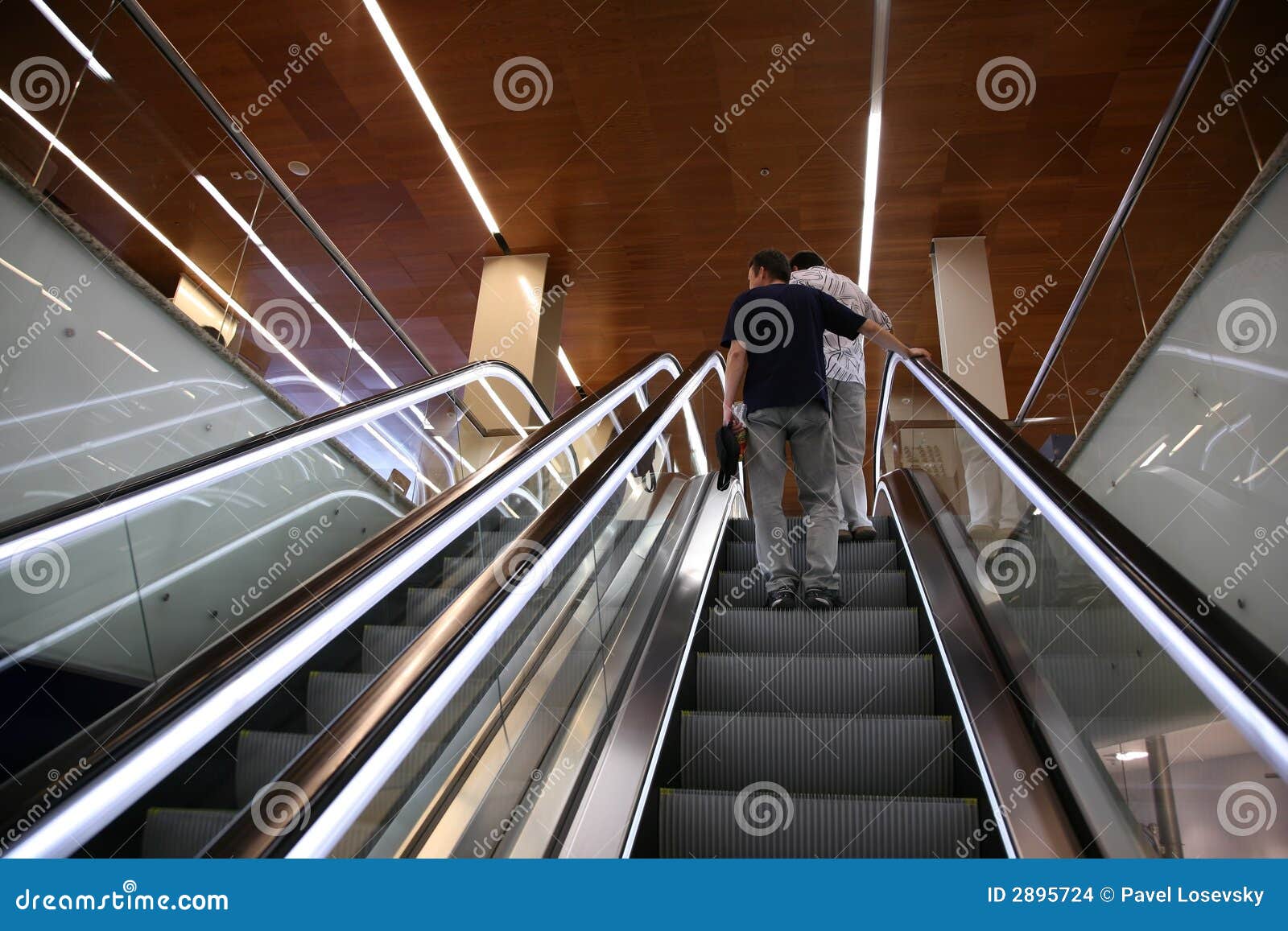 On the escalator stock photo. Image of human, horizontal - 2895724