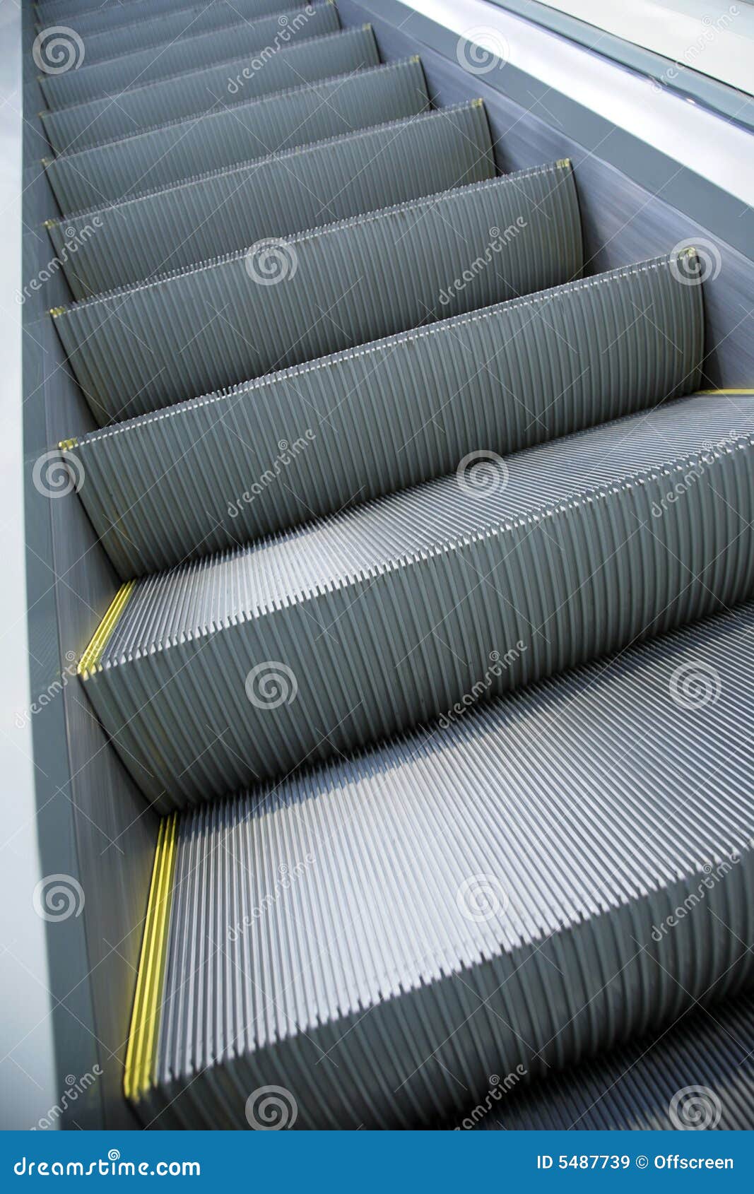 Escalator stock image. Image of striped, steps, iron, staircase - 5487739