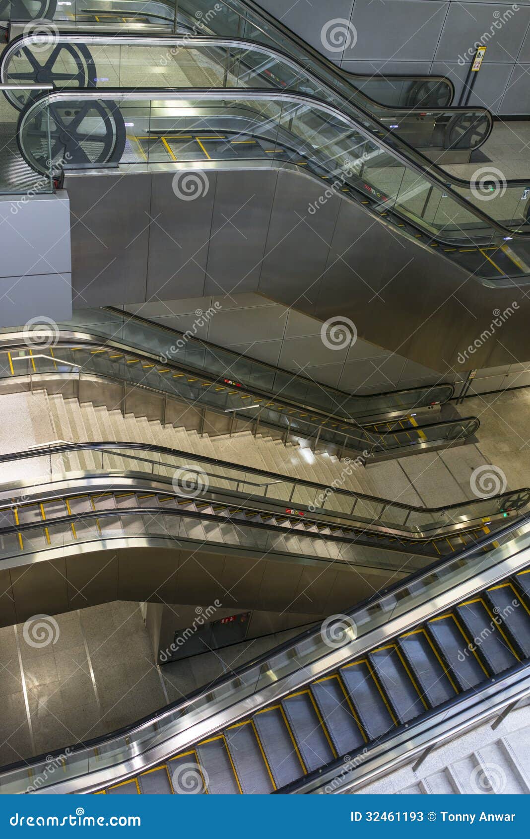 Escalator stock image. Image of interior, staircase, combination - 32461193