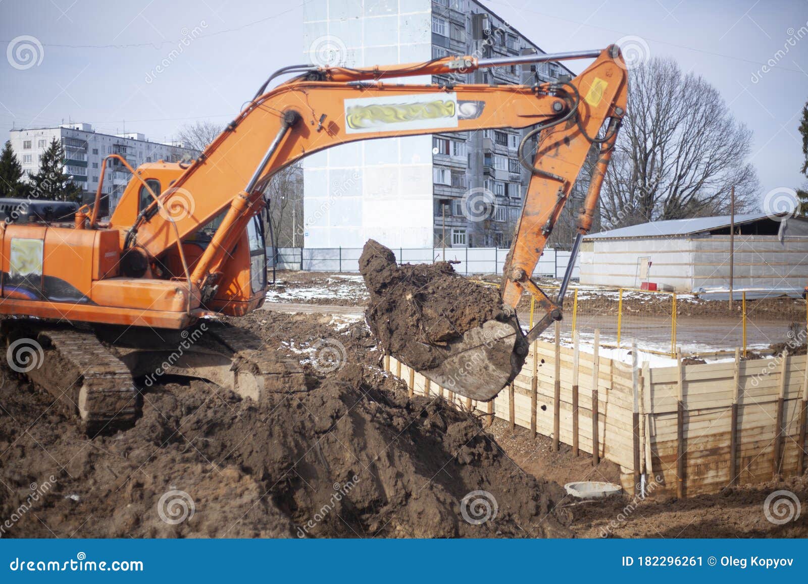 An Escalator Digs the Ground. Stock Image - Image of escalator, digs ...