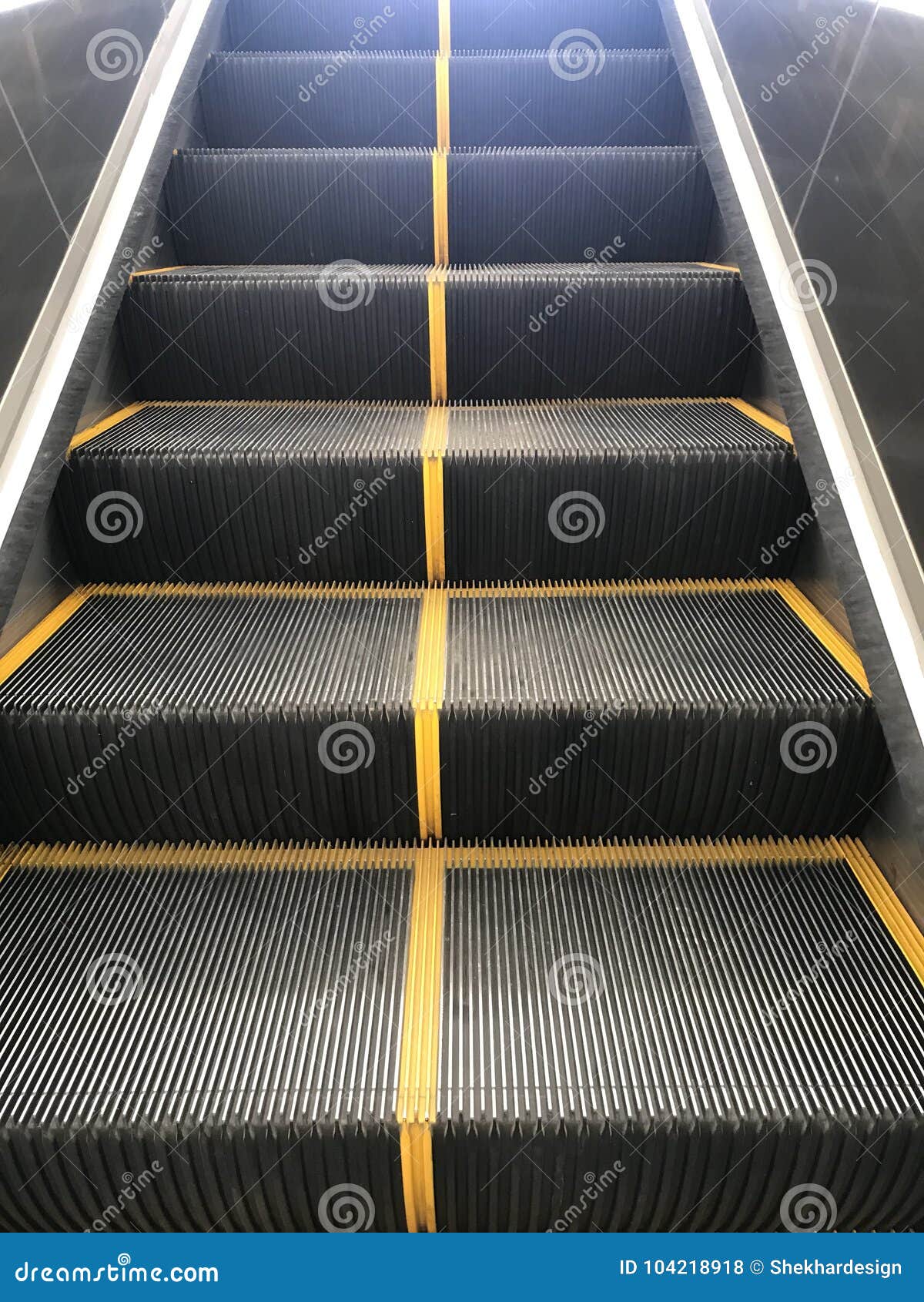 Escalator steps stock photo. Image of escalator, path - 104218918