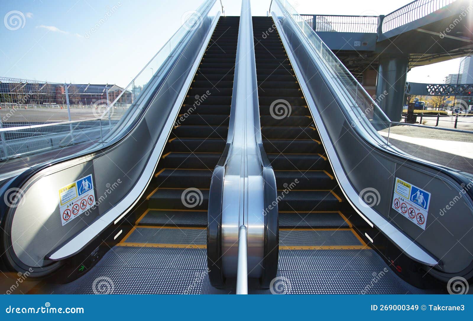 Escalator stock image. Image of transport, vehicle, overpass - 269000349