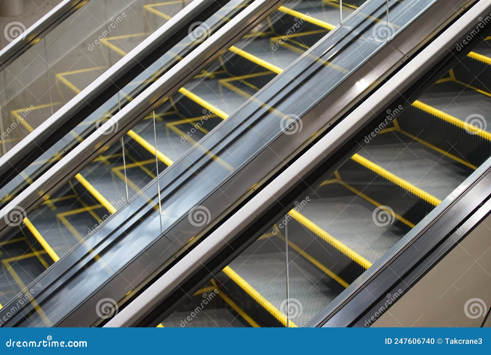 Escalator stock photo. Image of street, corridor, escalators - 247606740