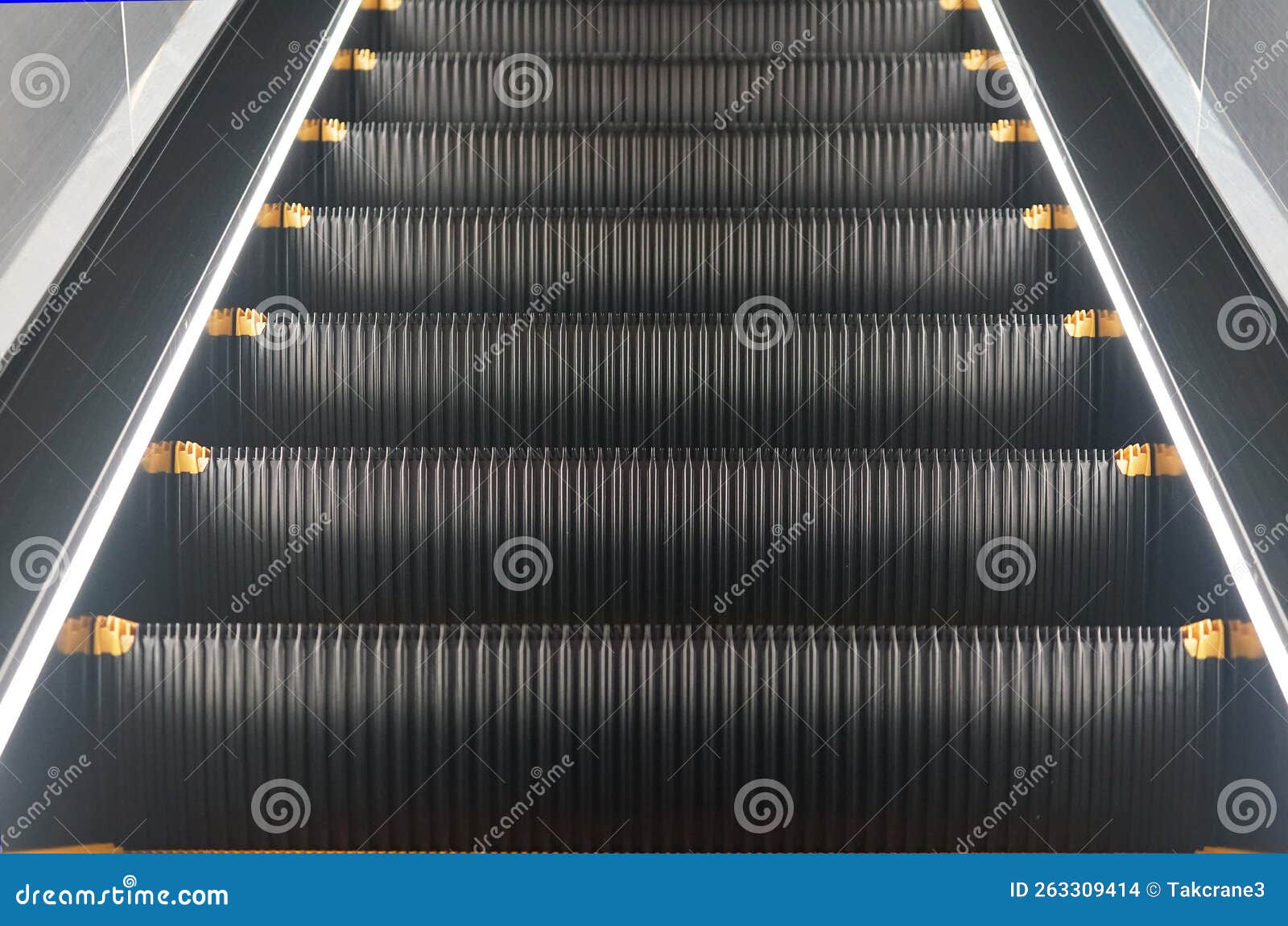 Escalator stock photo. Image of lights, view, outdoor - 263309414
