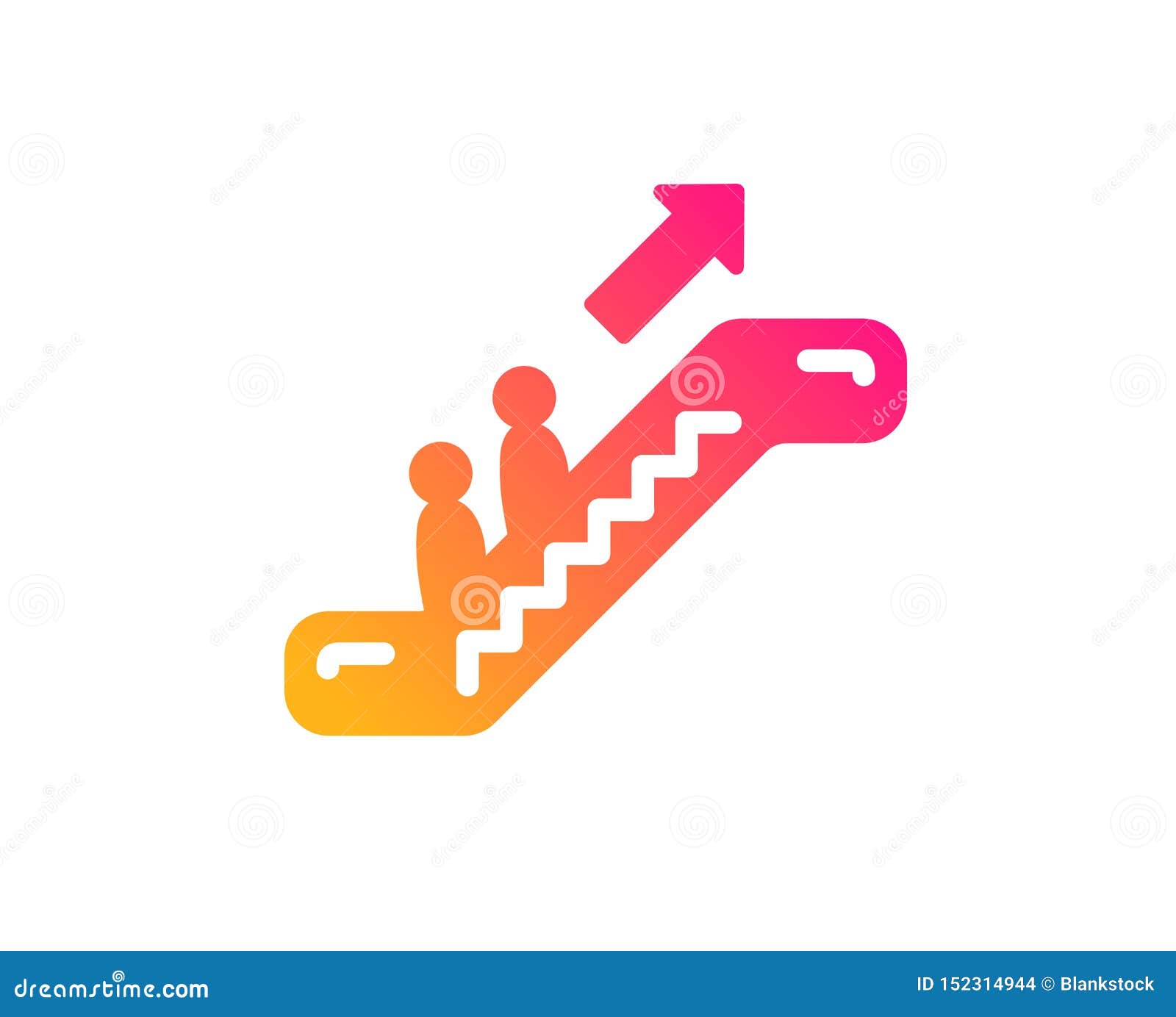Escalator Icon. Elevator Sign. Vector Stock Vector - Illustration of ...
